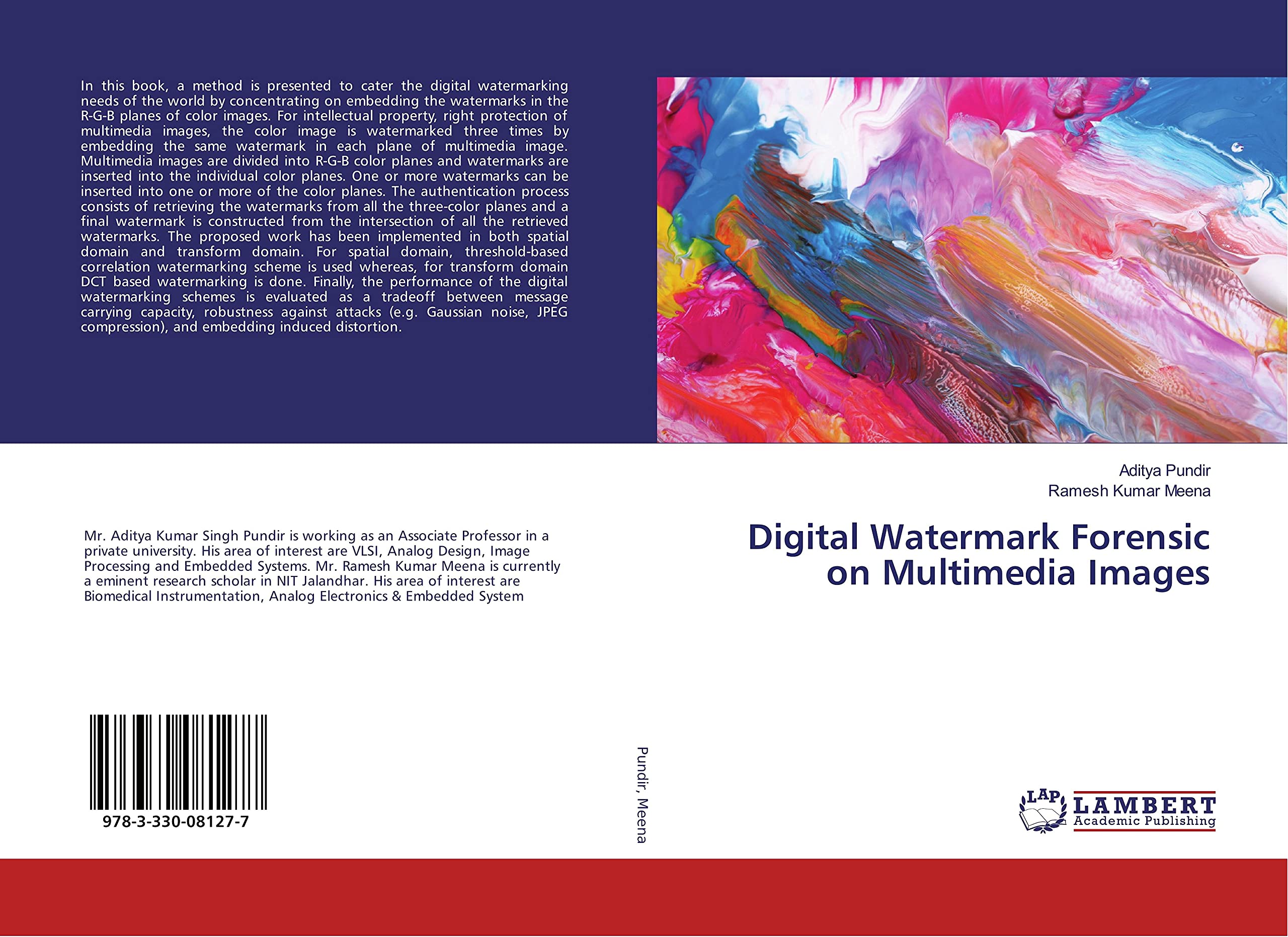 Buy Digital Watermark Forensic on Multimedia Images Book Online at Low ...