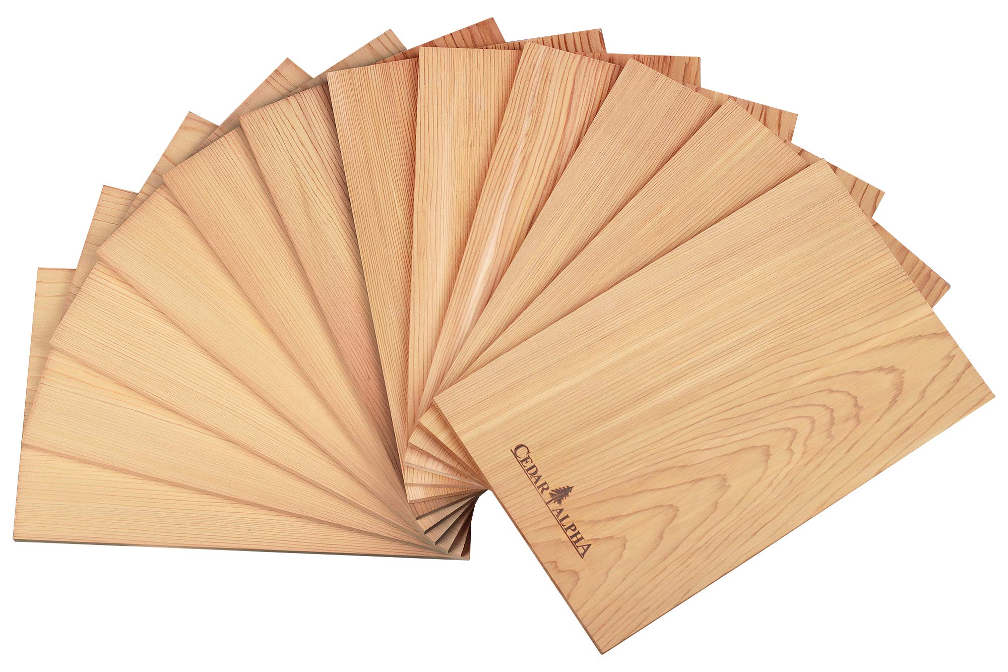 Amazon.com : CEDAR ALPHA 12 Pack Alaskan Western Red Cedar Planks for ...