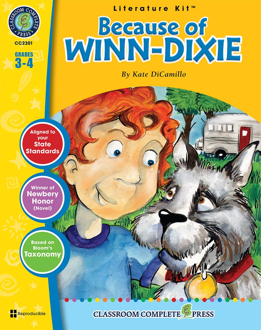 Amazon.com: Because of Winn Dixie (Literature Kit): 9781553193258 ...