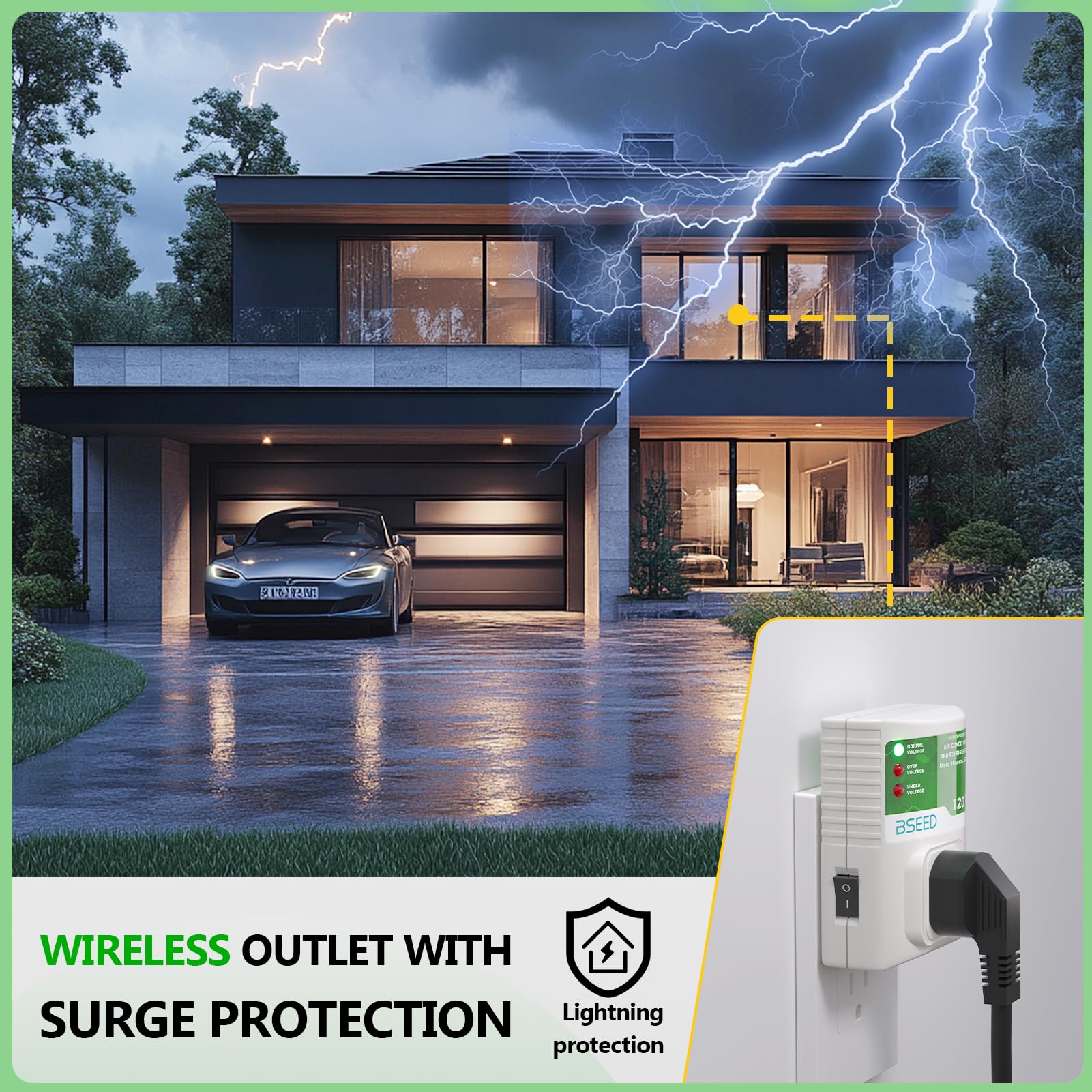 Snapklik.com : Surge Protector For Refrigerator, Wall Power Surge ...