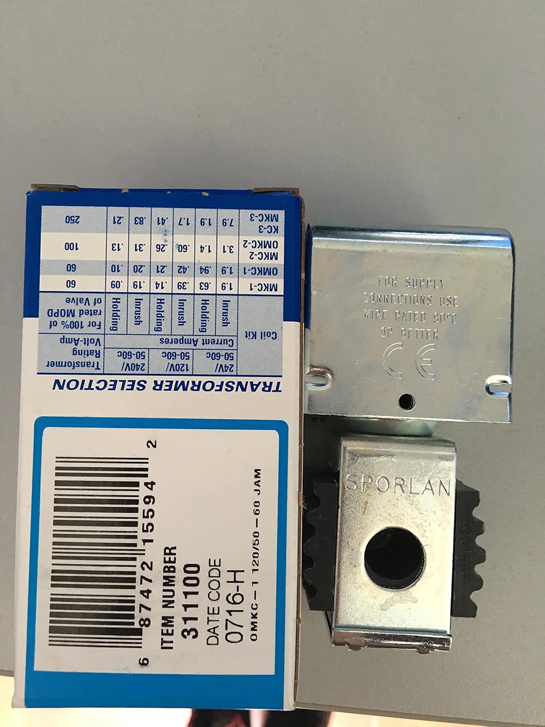 Amazon.com: OMKC-2 XUP XUJ XRN solenoid valve coil, MKC-1 MKC-2 OMKC-1 - (Color: E14S250)