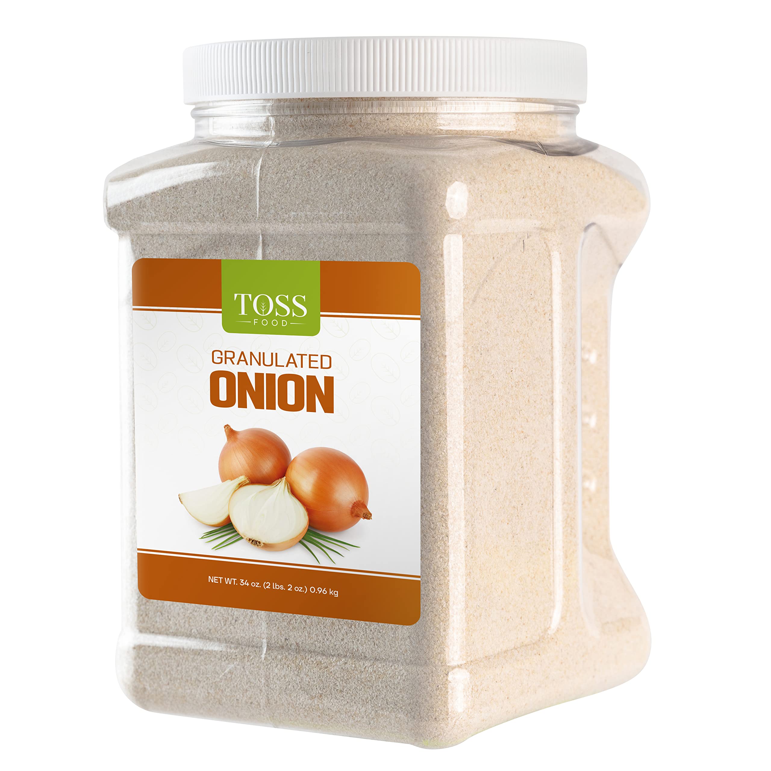 TOSS Bulk Granulated Onion 34 OZ - Convenient Storage Option | Buy Now ...