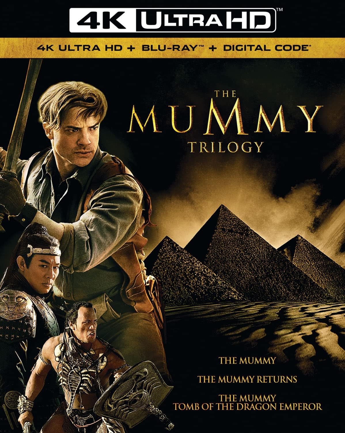 The Mummy Trilogy - 4K Ultra HD + Blu-ray + Digital [4K UHD] : Brendan ...