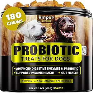 Amazon.com : Probiotics for Canines - Dog-Specific Probiotics and Digestive Enzymes - 180 Duck ...