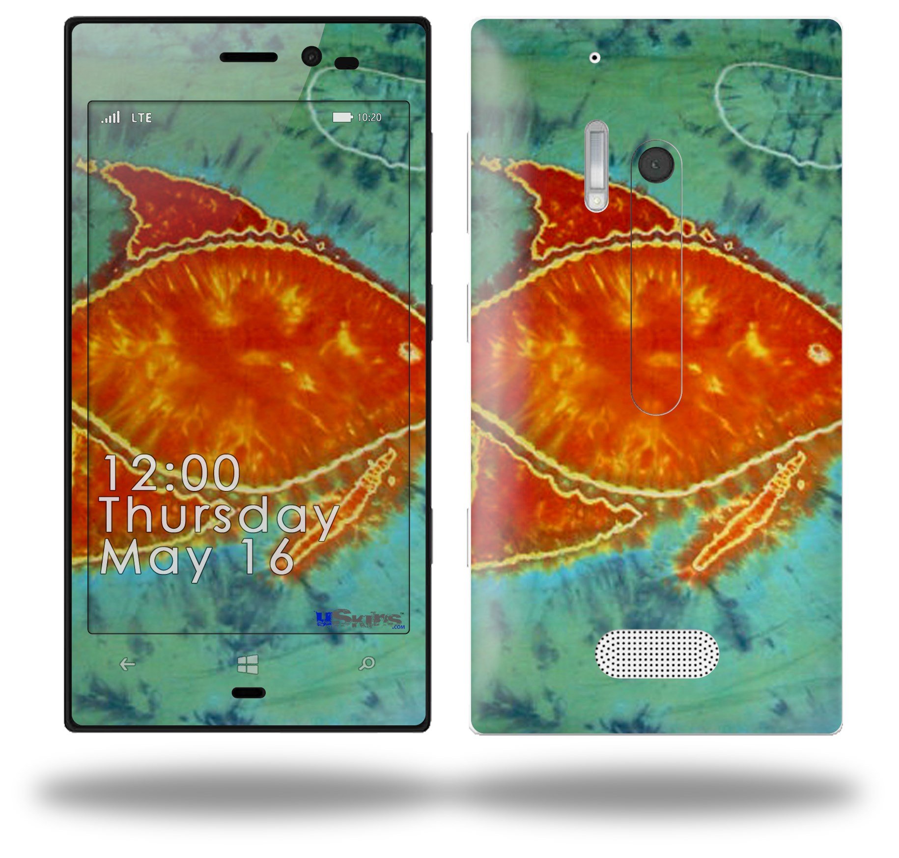 Amazon.com: Tie Dye Fish 100 - Decal Style Skin (fits Nokia Lumia 928 ...