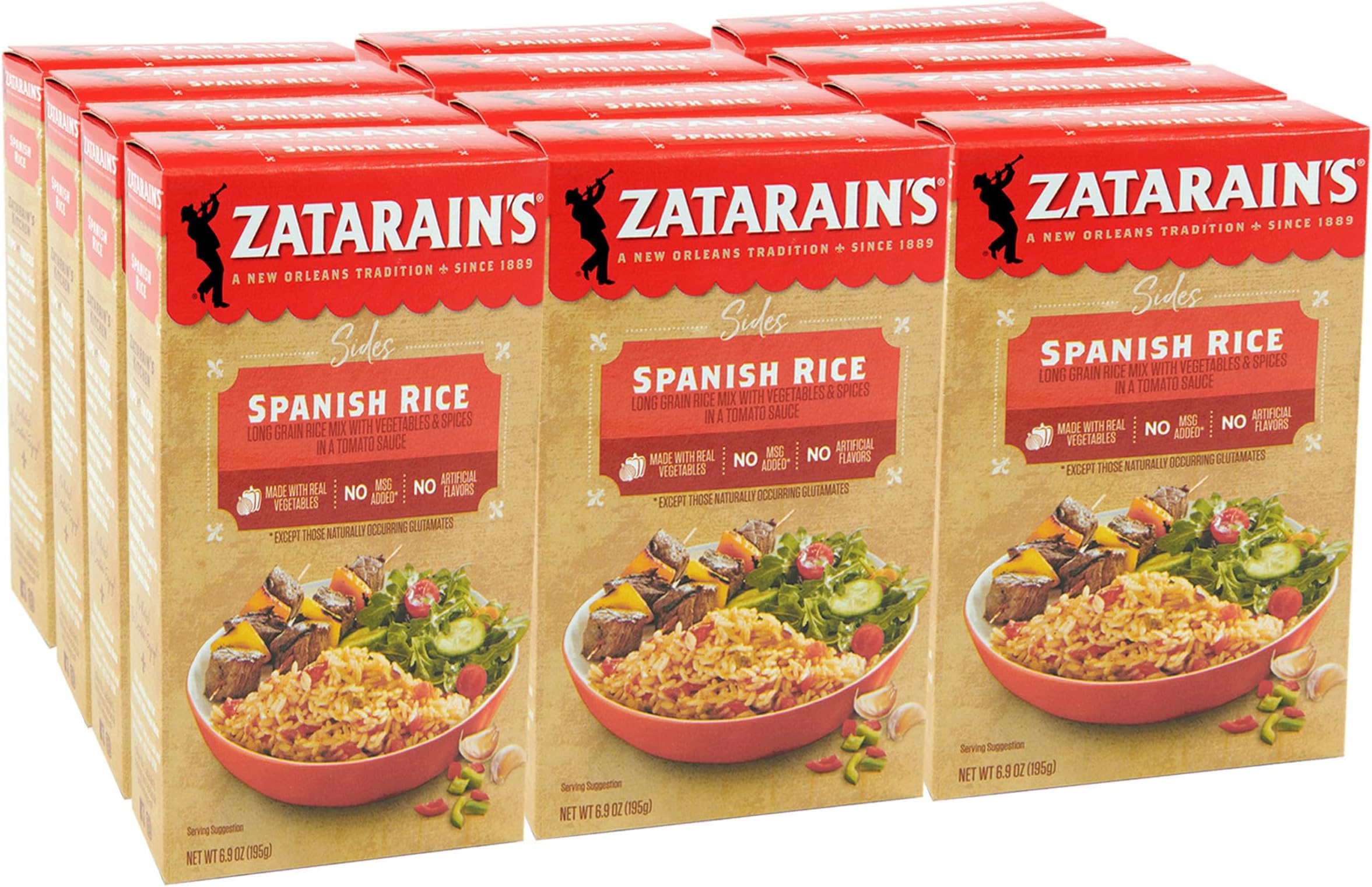 Amazon.com : Zatarain's Caribbean Rice, 6 oz (Pack of 12) : Everything Else