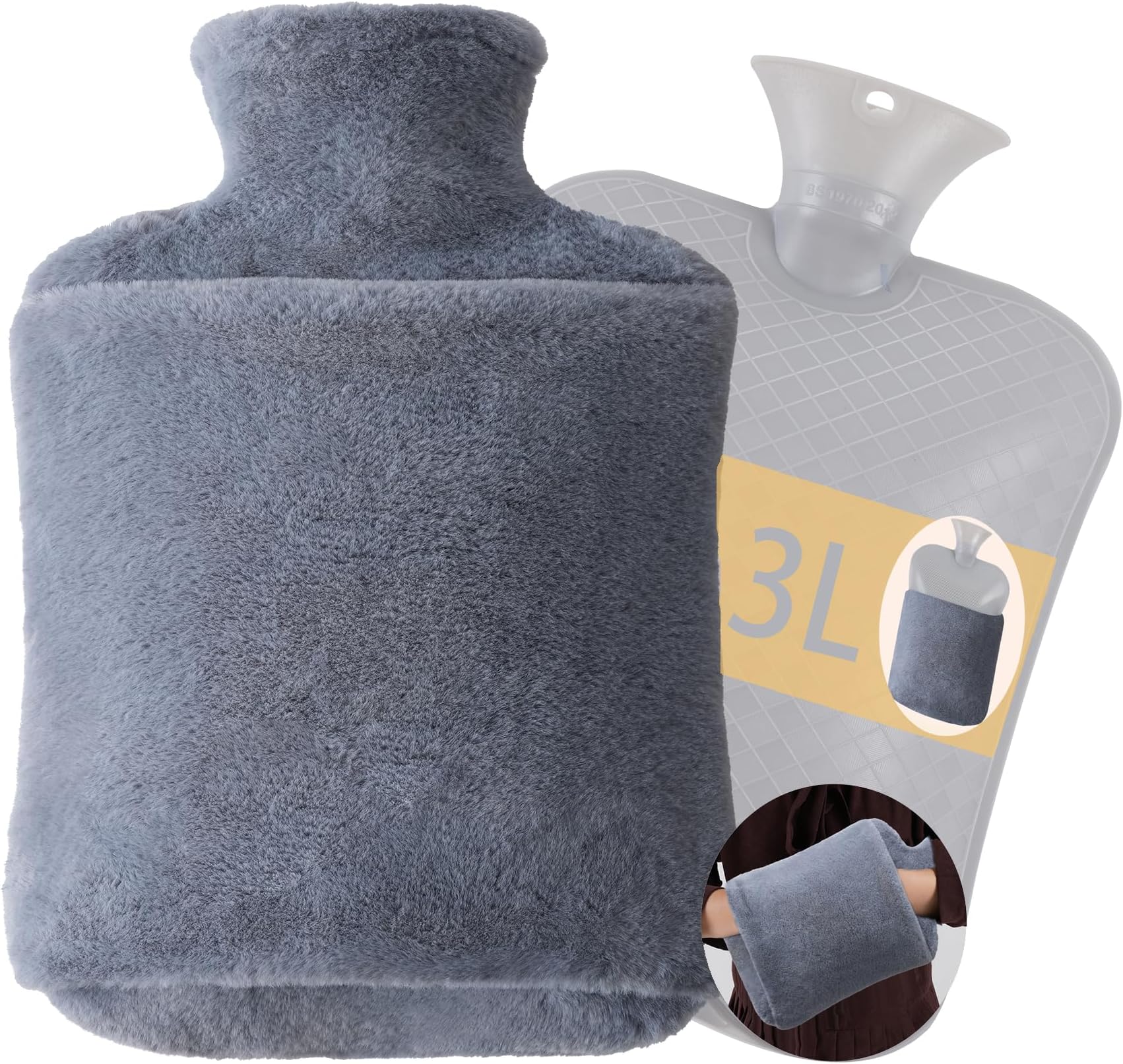 Japanese Hot Water Bottle [Yutanpo Japan Import] Size L : Amazon.co.uk ...