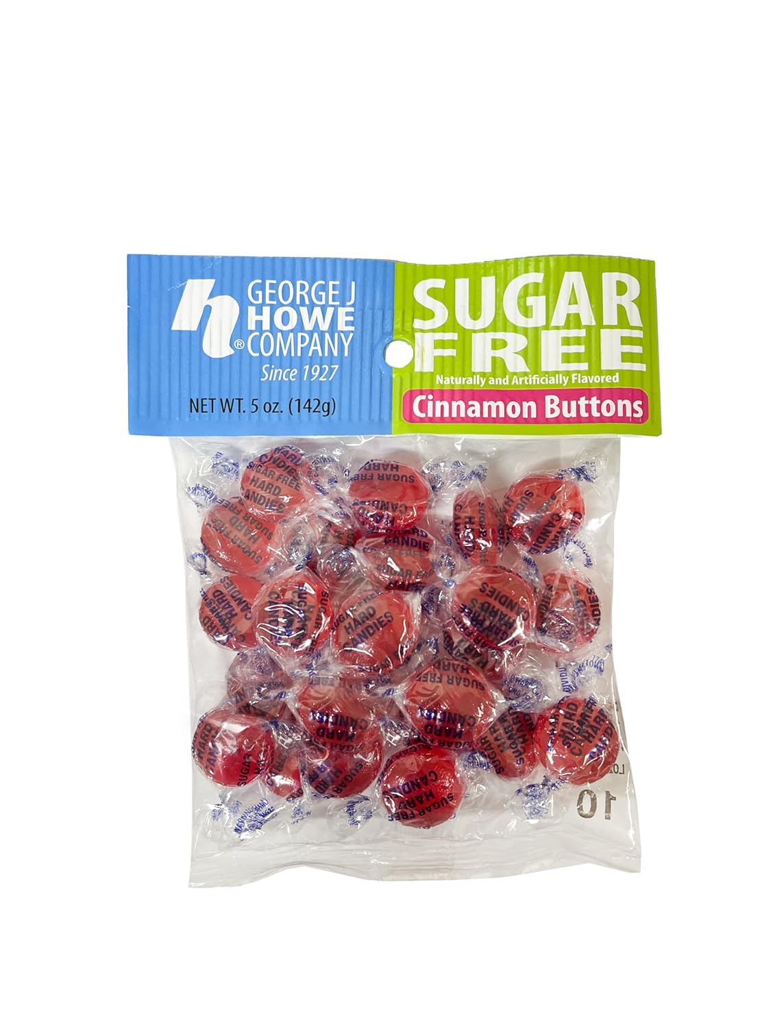 Amazon.com : Howe Sugar Free Cinnamon Buttons, Hard Candy 5 oz Bag ...