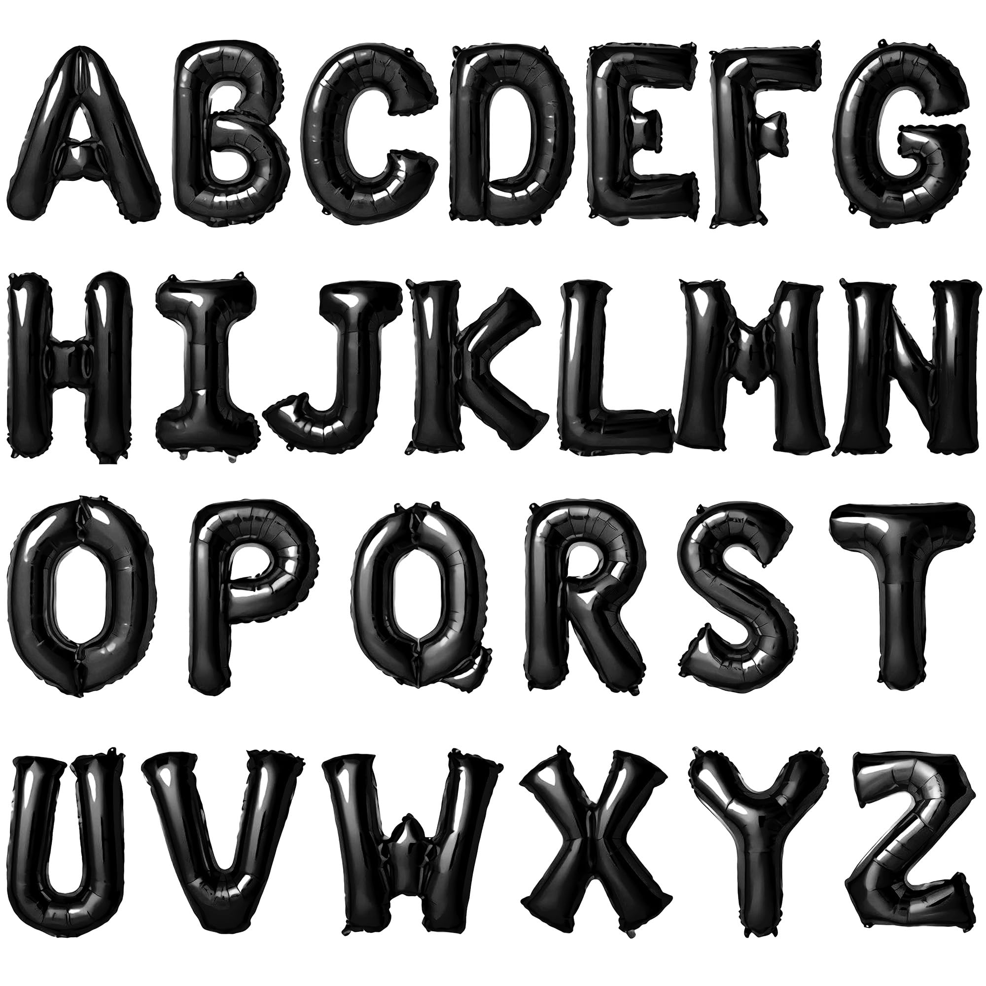 Alfabeto De Letras Negras