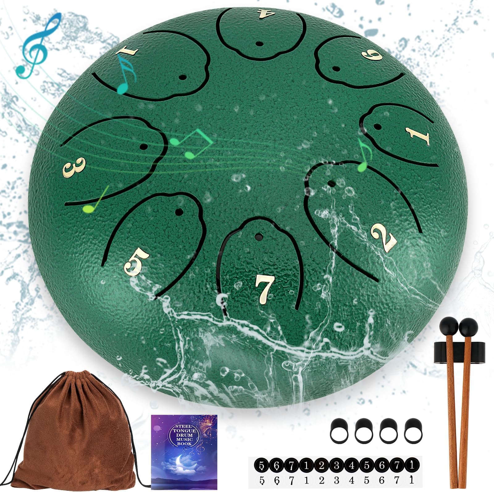 Amazon.com: Chakra Rain Drum for Garden - Rain Drum for Outside When It ...