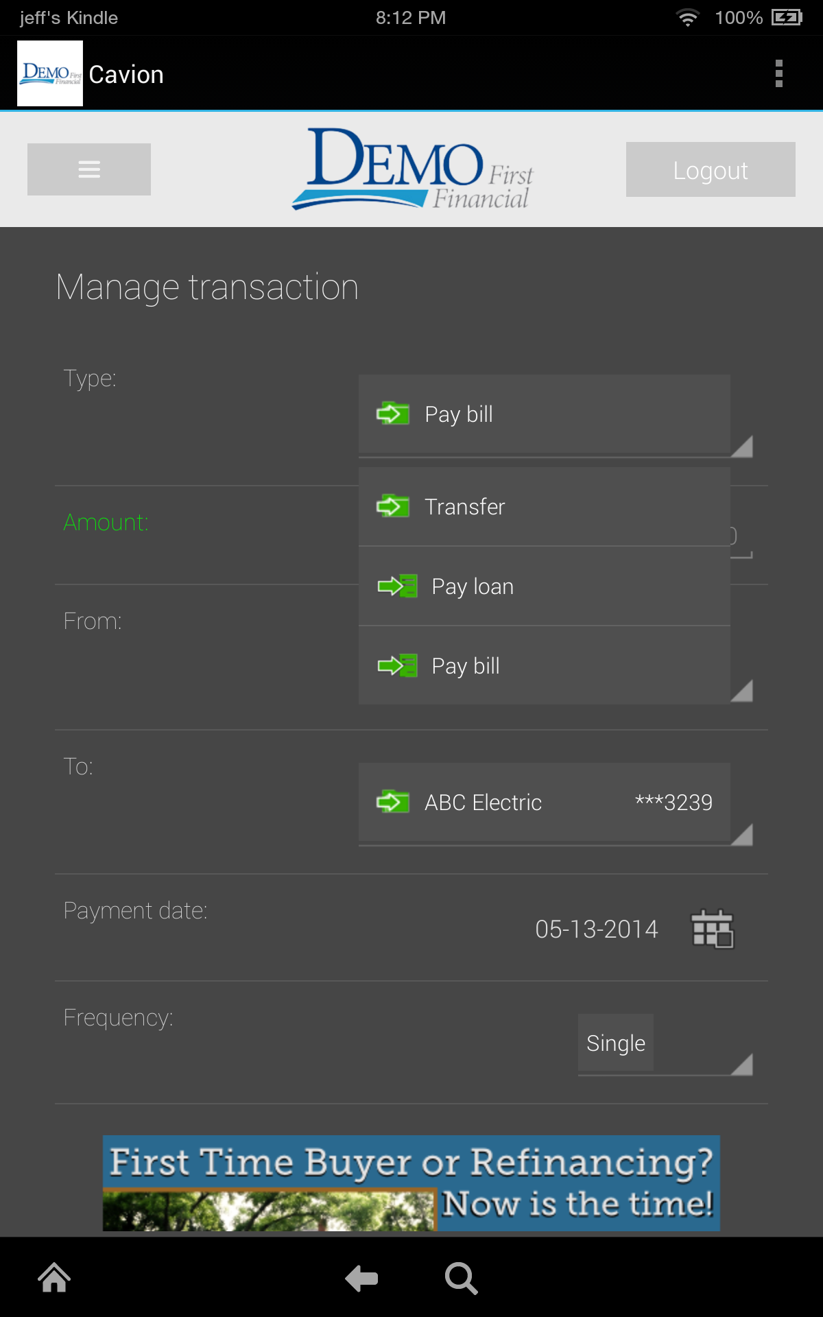 Internet banking D+H - App on Amazon Appstore