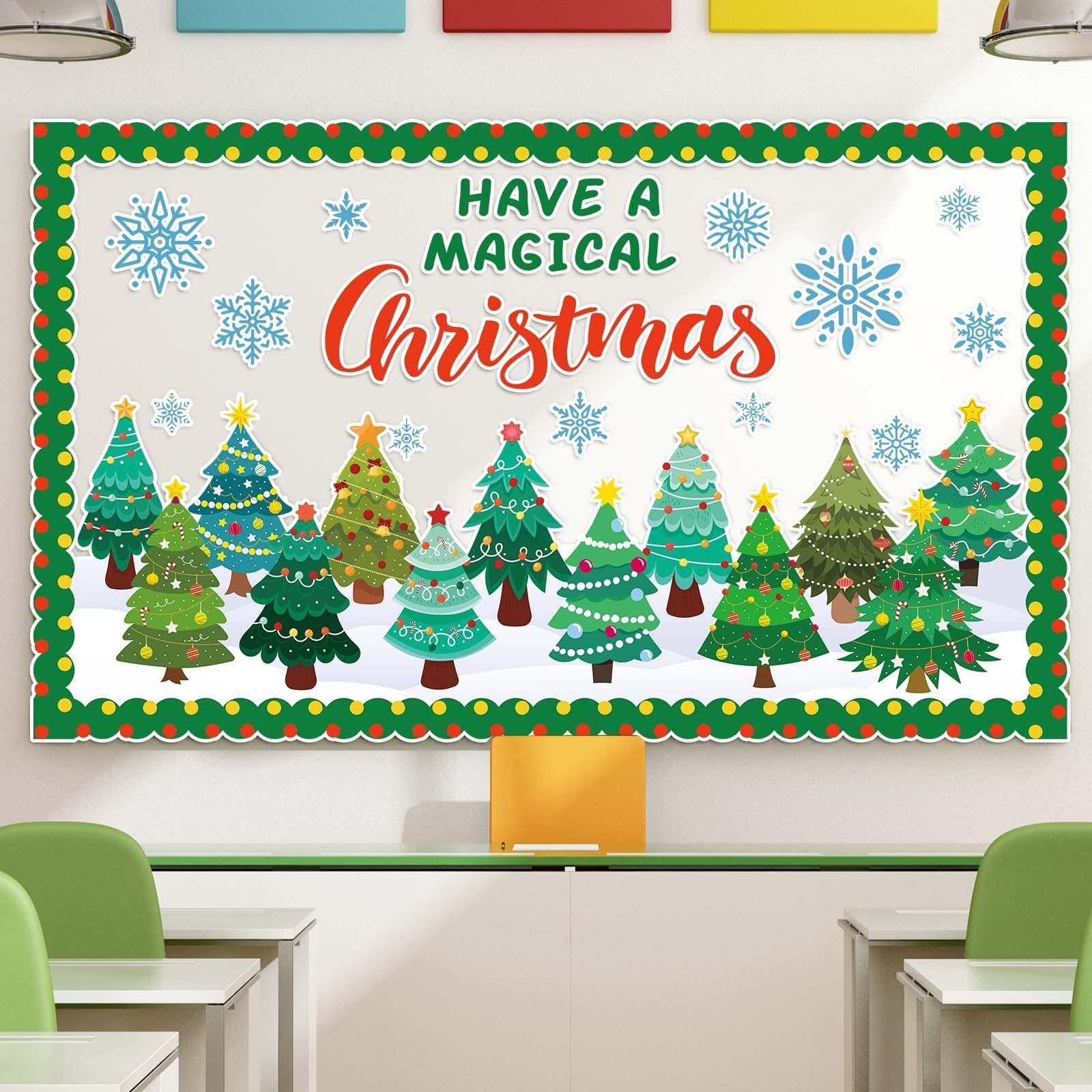Snapklik.com : Christmas Bulletin Board Classroom Decorations Winter ...