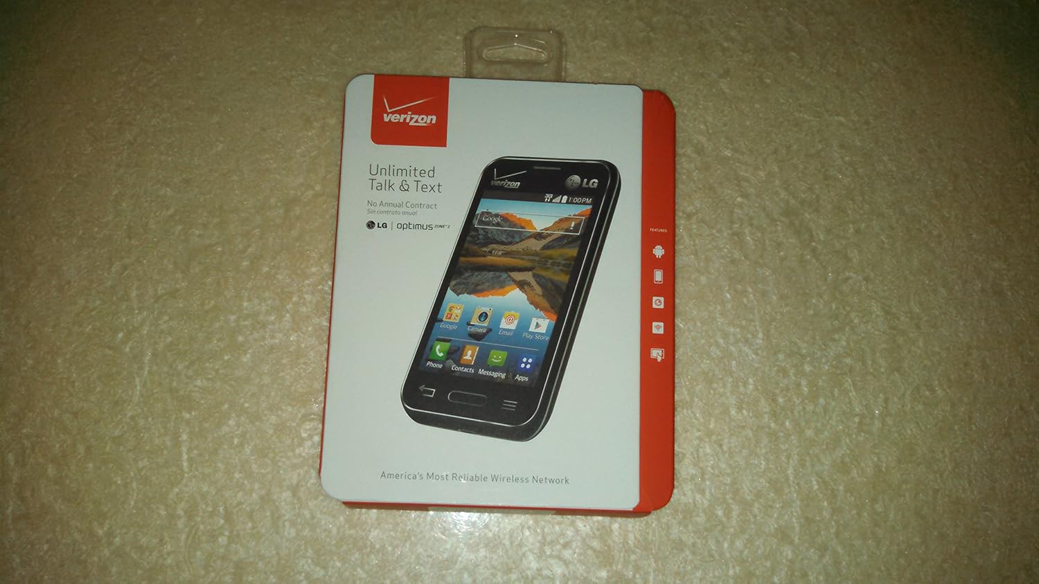 Amazon.com: LG Optimus Zone 2 (Verizon Prepaid) : Cell Phones & Accessories