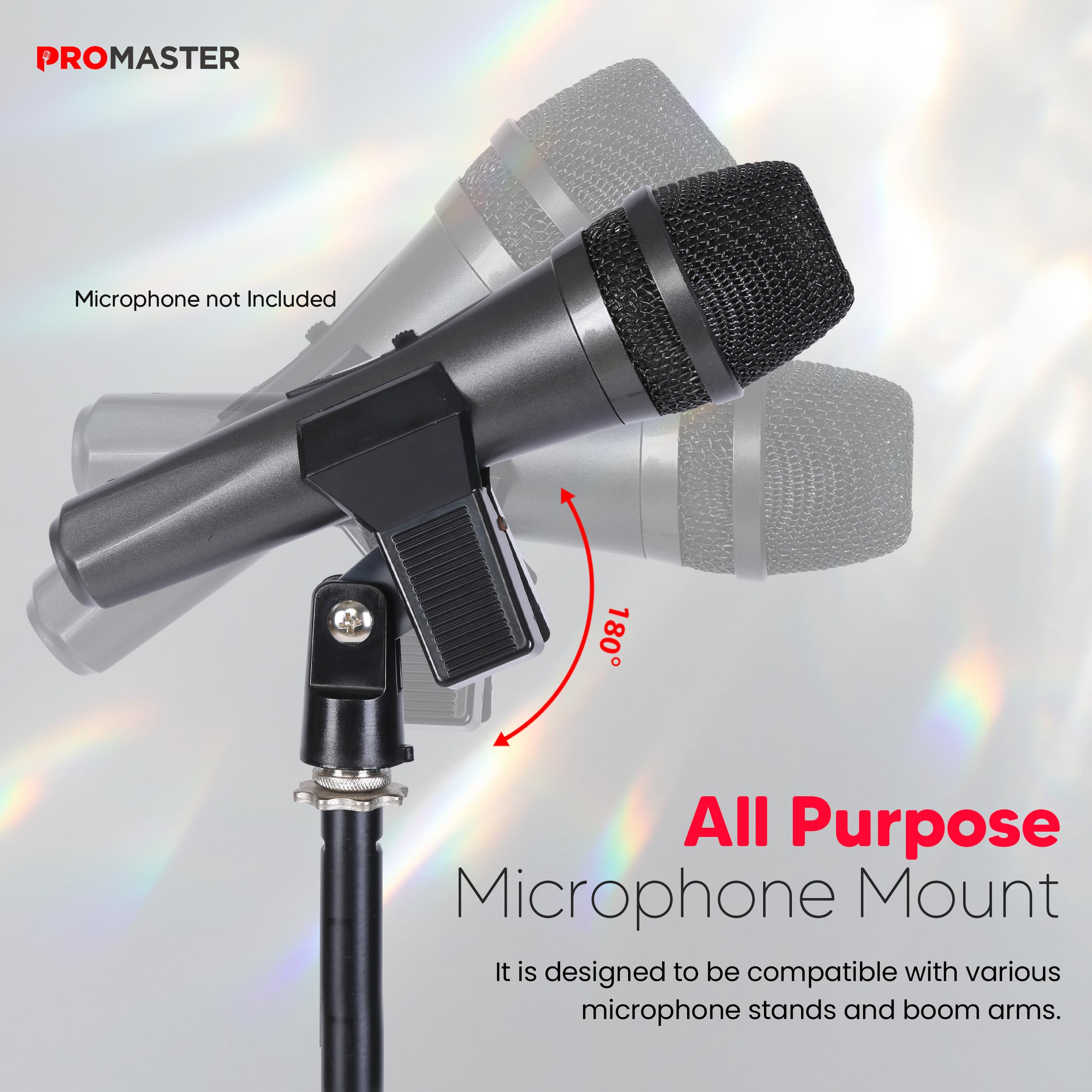 ProMaster ProSound Universal Mic Mount:Heavy Compact Base,Adjustable ...