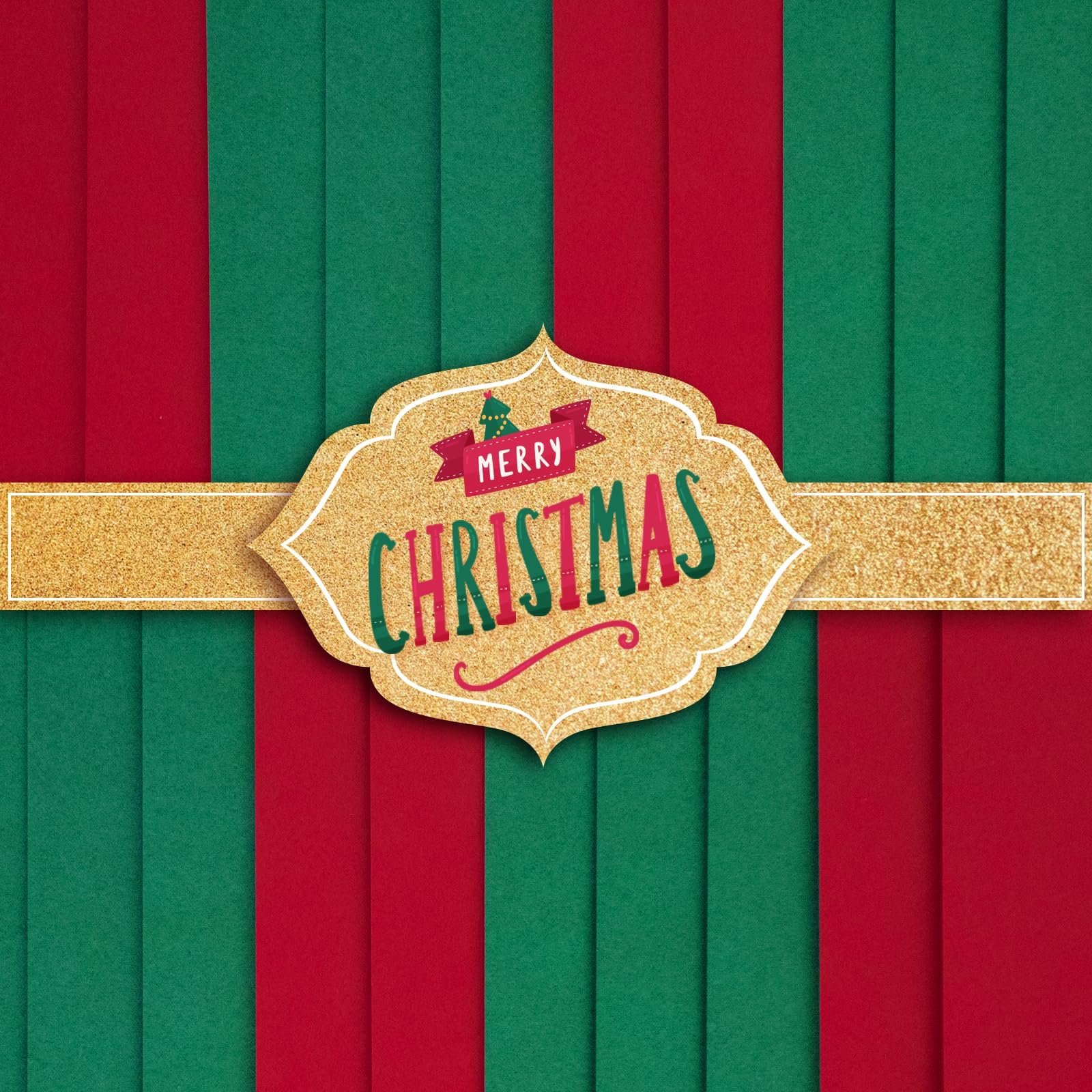 Amazon.com : Yeaqee 100 Sheet Christmas Glitter Cardstock Paper ...