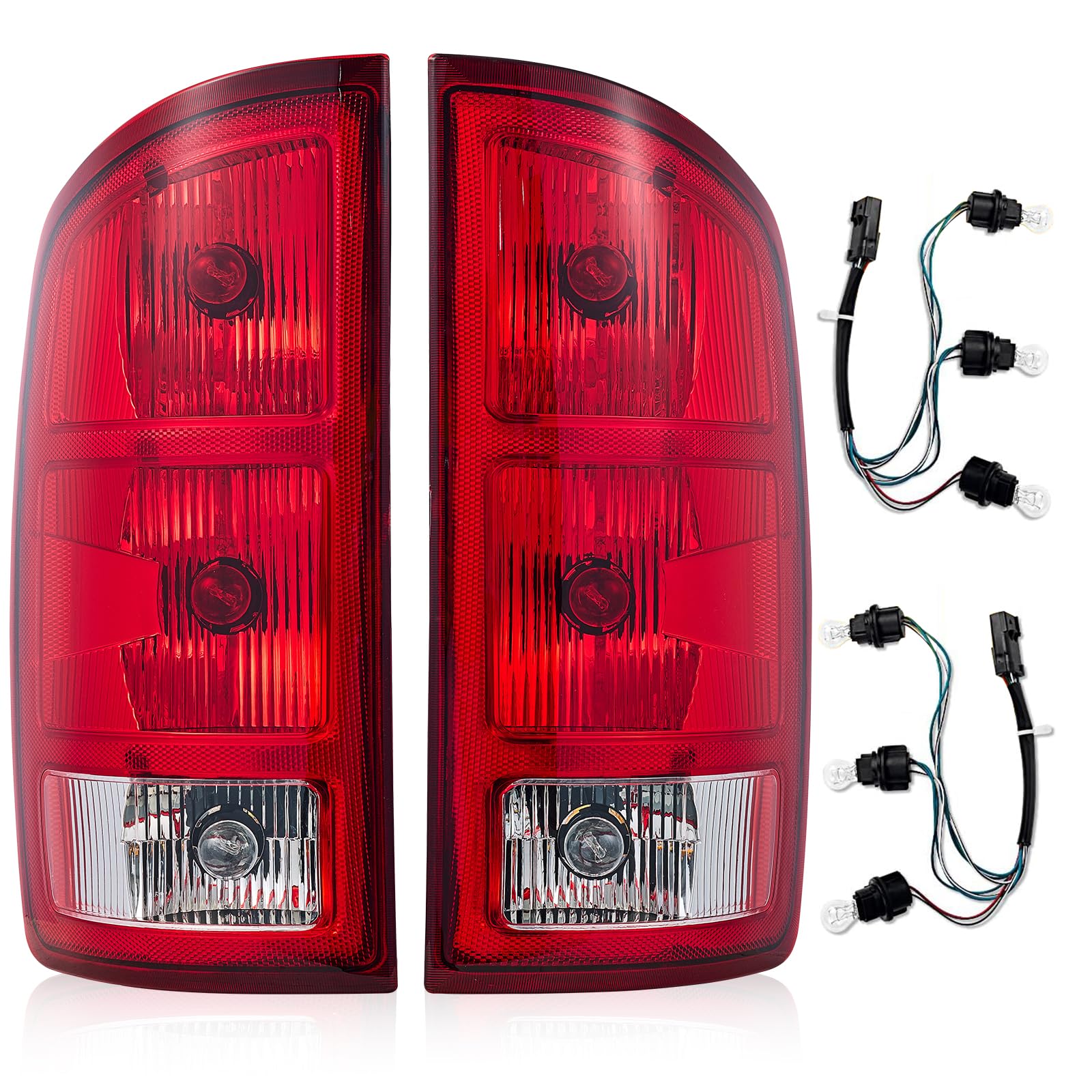 TUZILLA Tail lights Compatible with 2002-2006 Dodge Ram 1500, 2500 ...