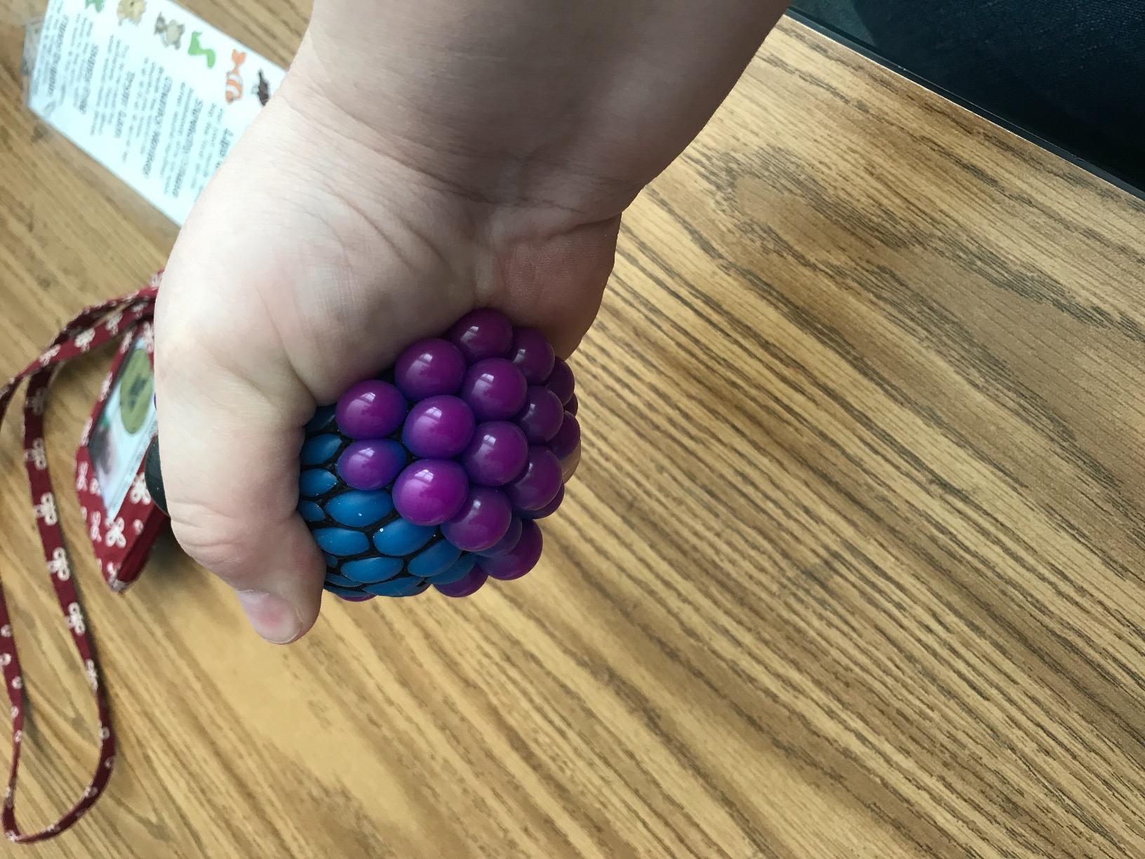 Amazon.com: WeFidget's Rubber Grape Ball Hand Wrist Squeeze Toy Stress ...