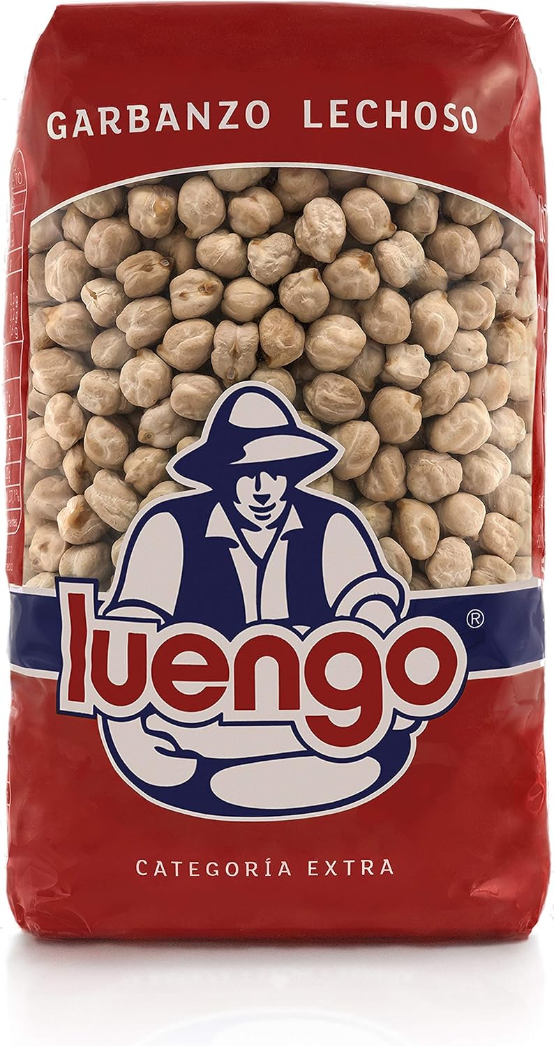 Luengo - Garbanzo Blanco Lechoso En Paquetes De 1 Kg : Amazon.es ...