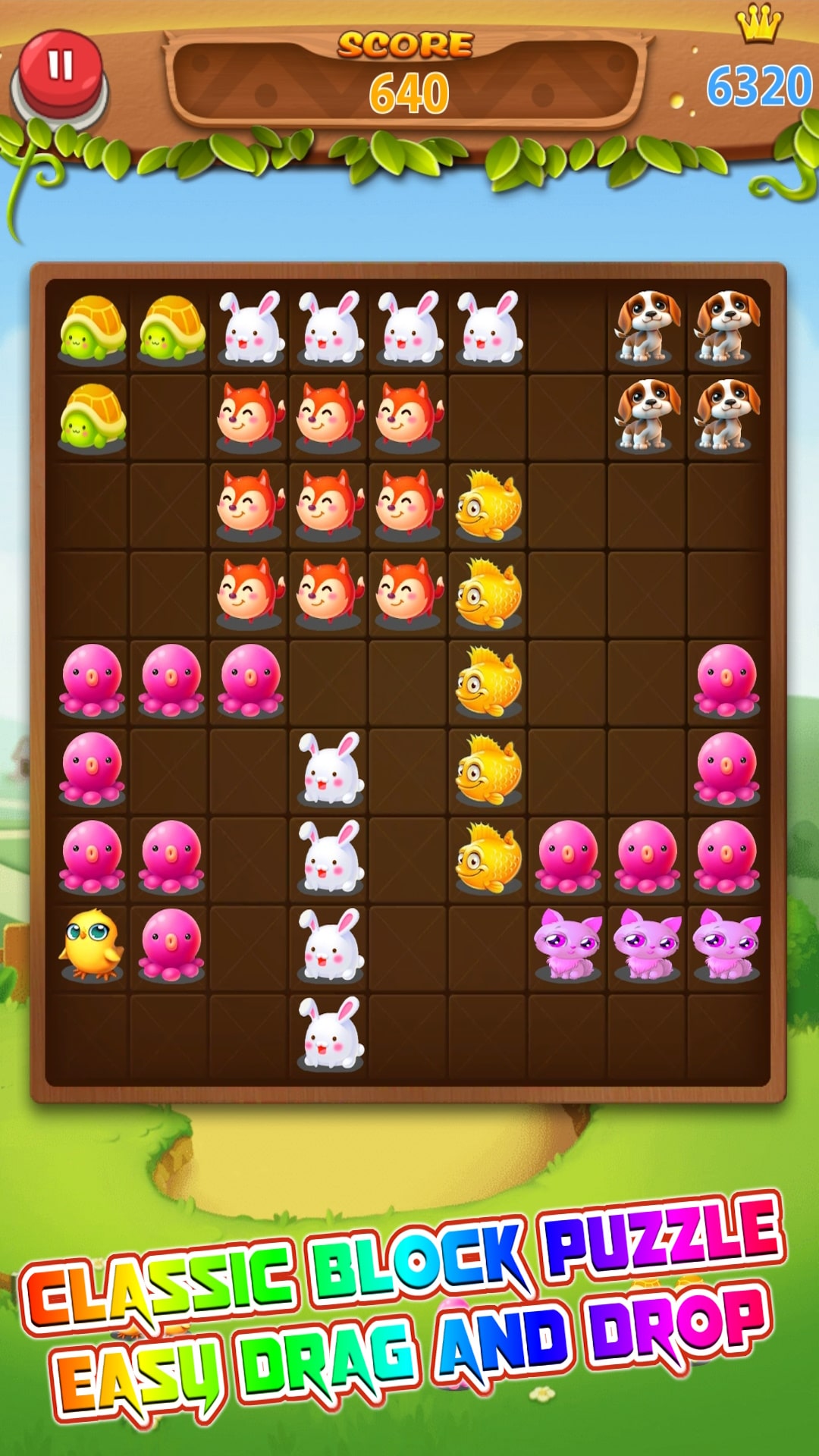 Animal block puzzles games free no in app purchases - App on Amazon ...
