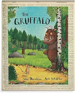 Amazon.com: IGDOXKP Book The Gruffalo by Julia Donaldson Art Cover ...