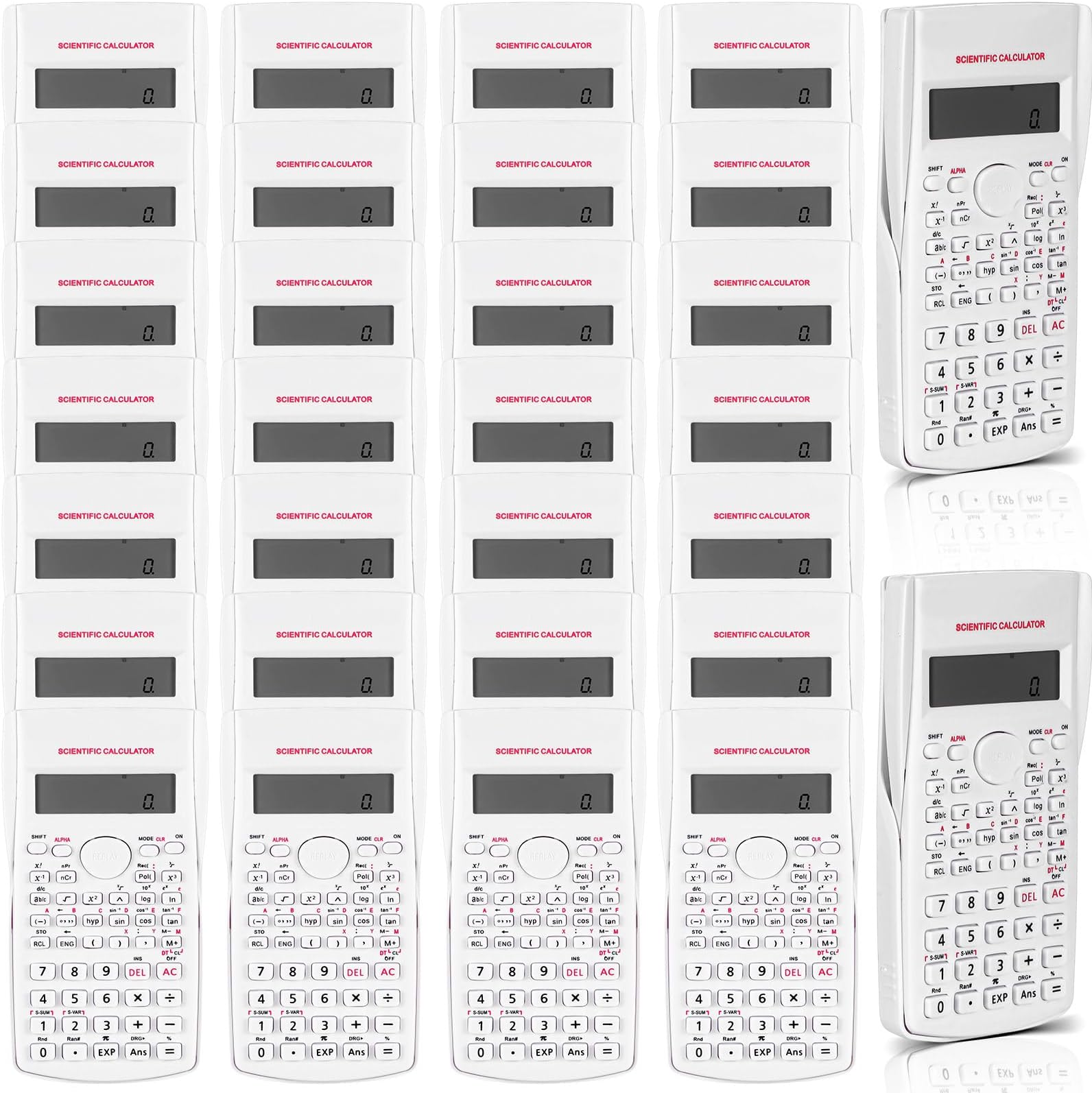 Amazon.com : 30 Packs Scientific Calculator Bulk, Individually Packaged ...