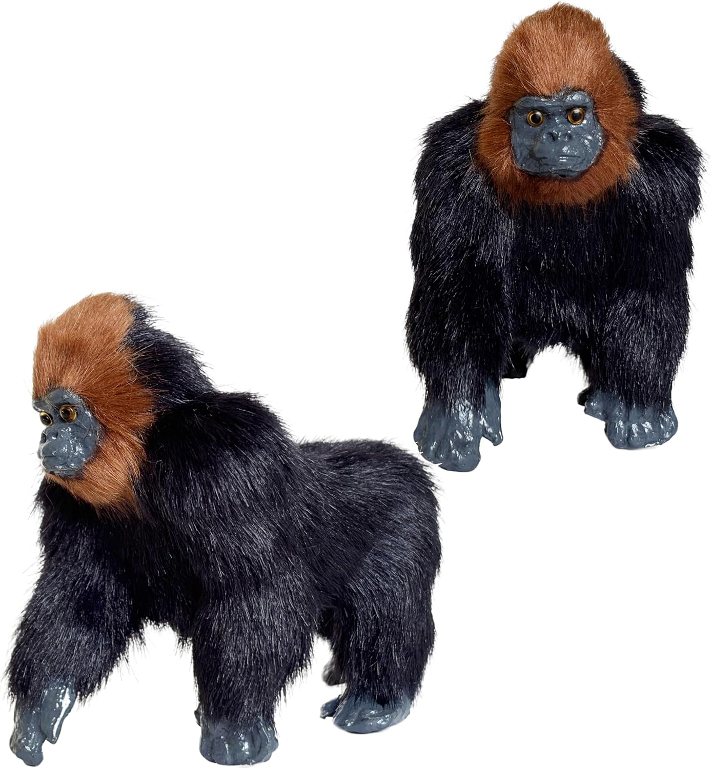 Amazon.com: Basuo-9Q 2 x Realistic Red Face Bigfoot Ape Figurines ...