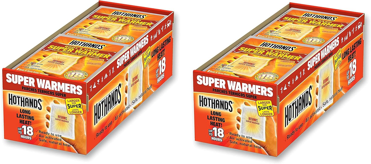 HotHands Body & Hand Super Warmers - Long Lasting Safe Natural Odorless ...