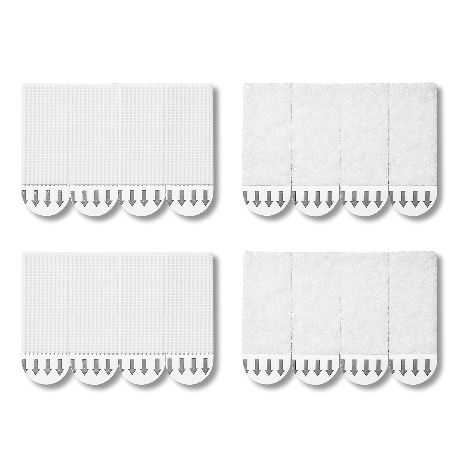 36-Pairs(72 Strips) Small Picture Hanging Strips, Removable Hook and ...