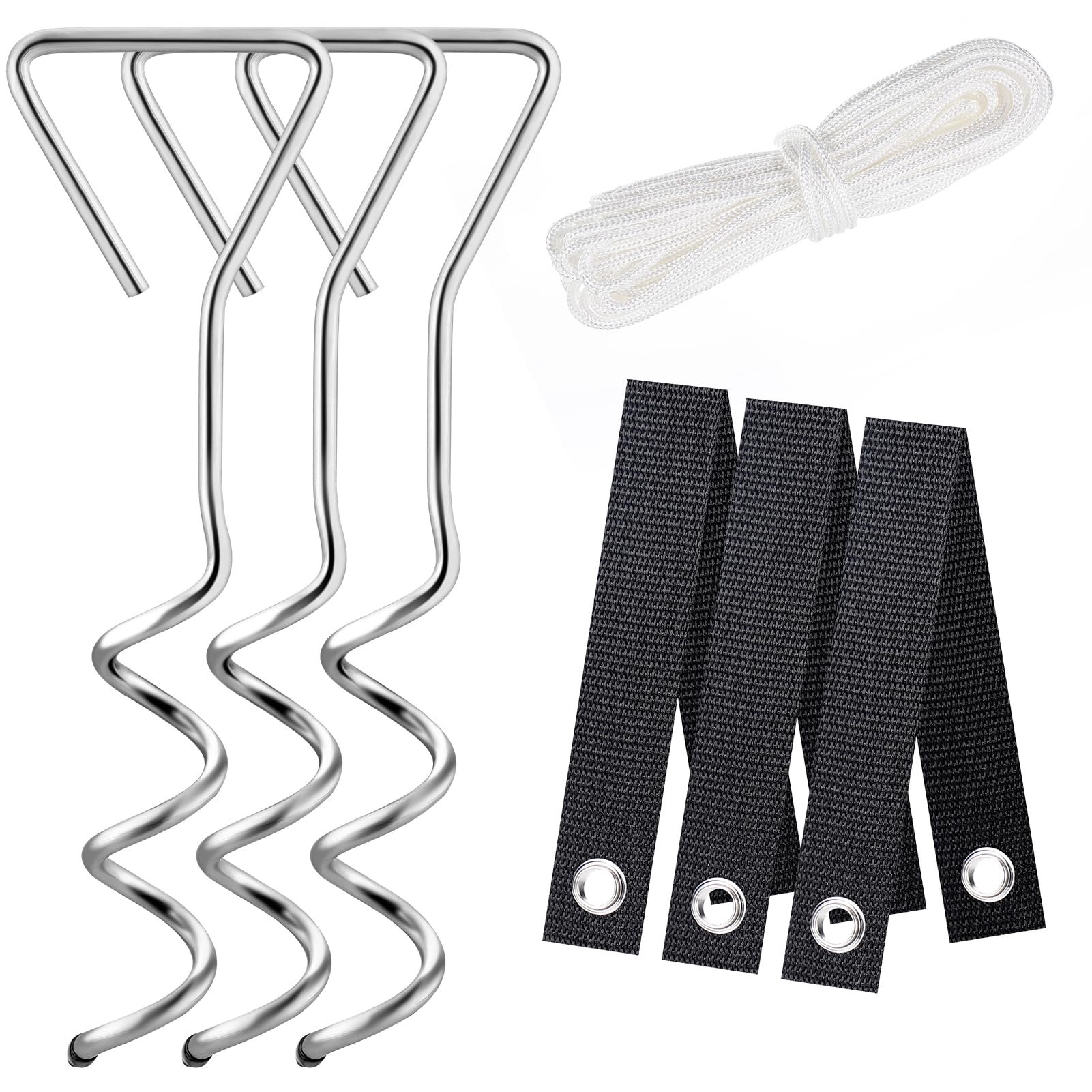 Snapklik.com : Tree Stakes And Supports Kits, Heavy-Duty Spiral Tree ...