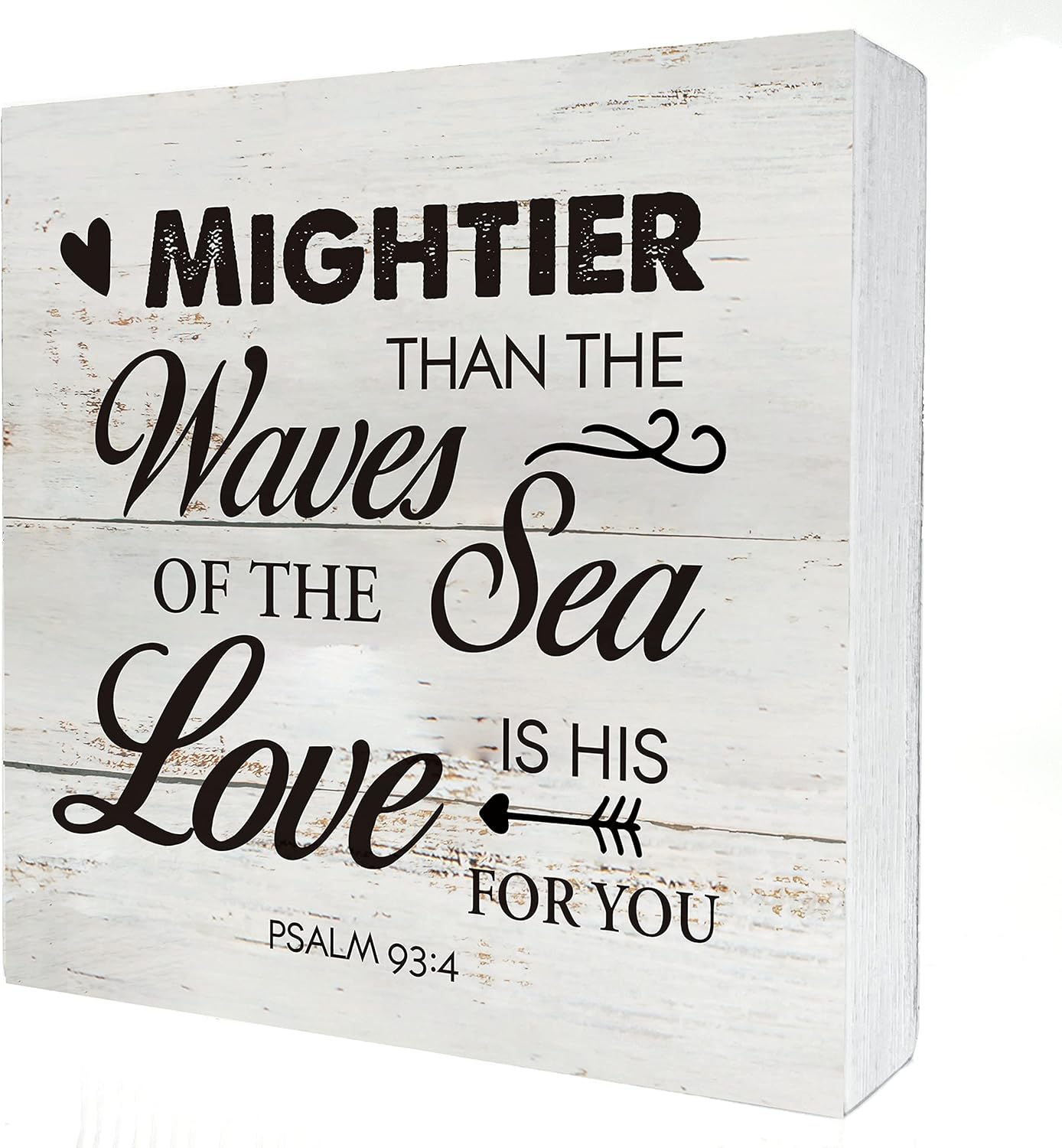 Amazon.com: Inspirational Bible Verse Mightier Than the Waves of the ...