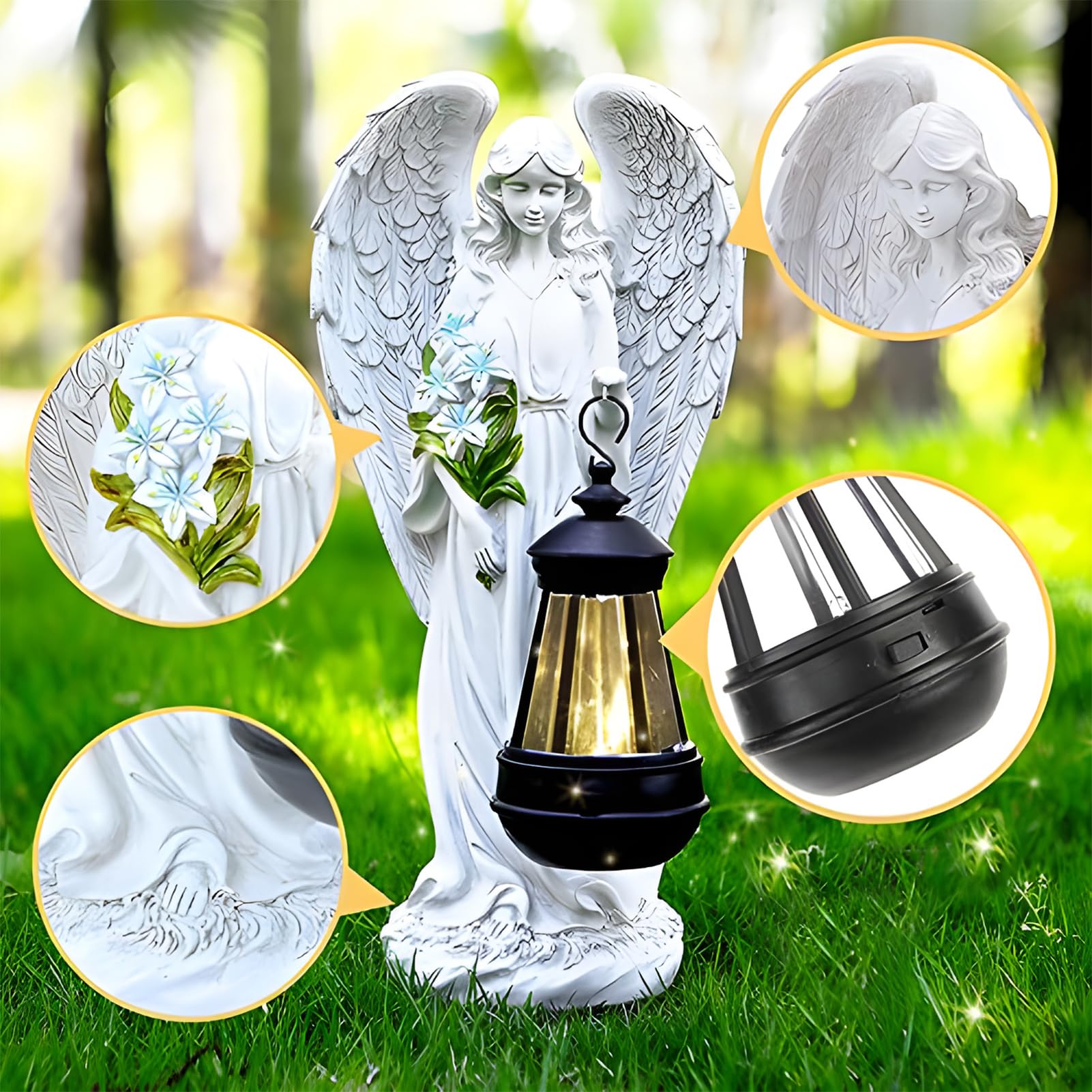 Solar Yard Angels