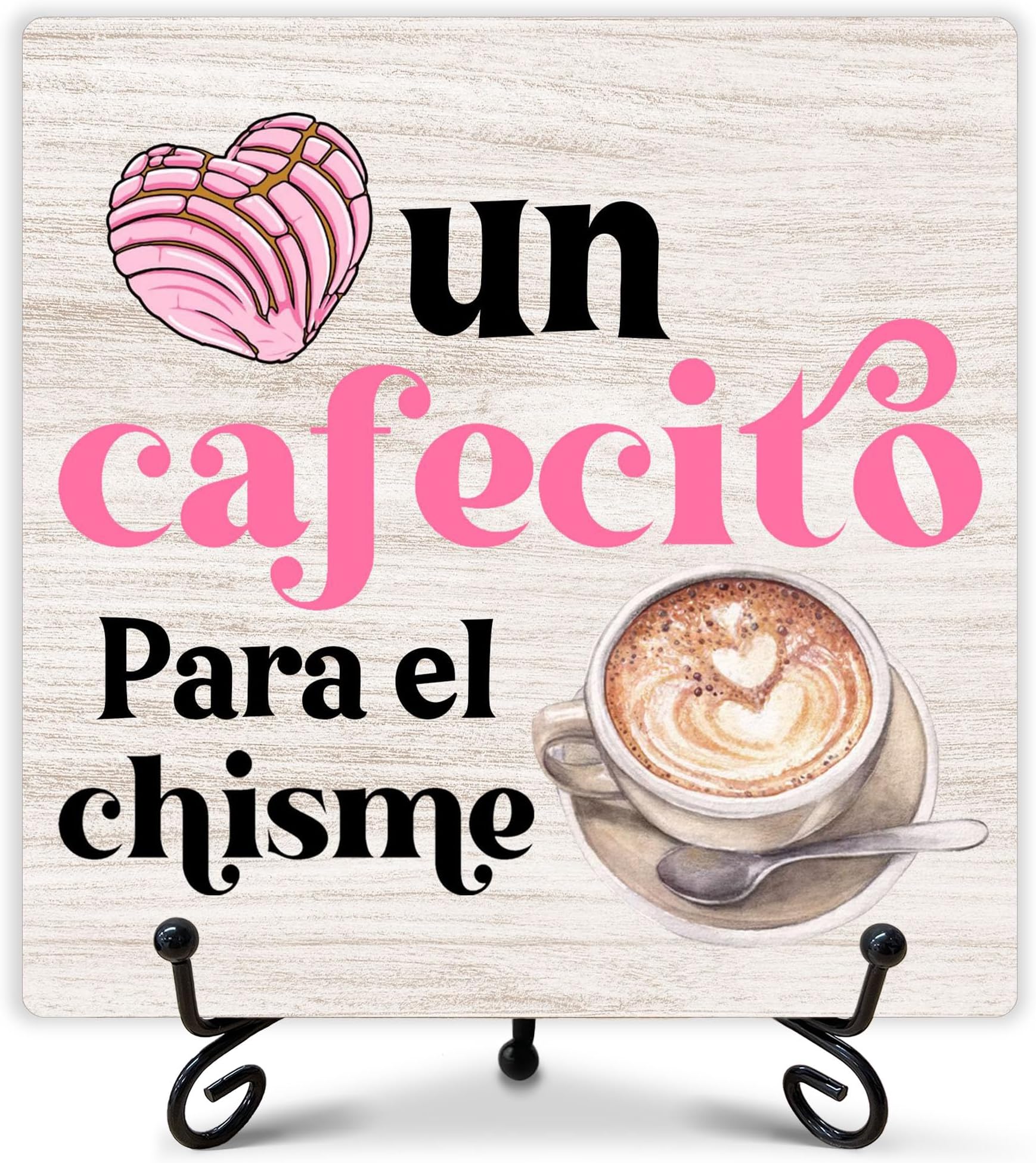 Amazon.com: Mtrgdn Pink Coffee Bar Accessories,Coffee Bar Sign and ...