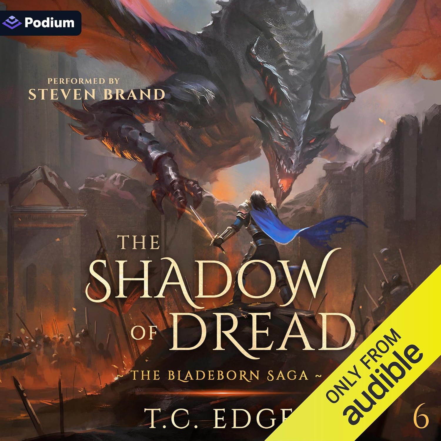 Amazon.com: The Shadow of Dread: The Bladeborn Saga, Book 6 (Audible ...
