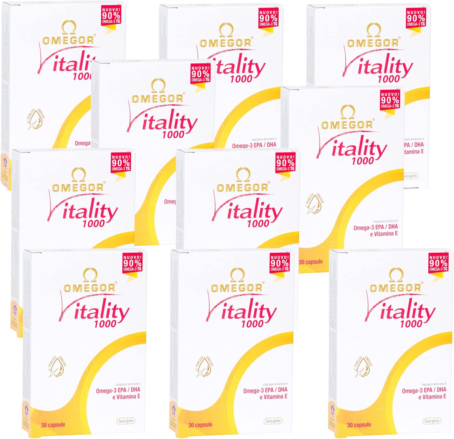 OMEGOR® Vitality 1000 avec 90% d'Oméga-3 rTG! Certifié 5 étoiles IFOS ...