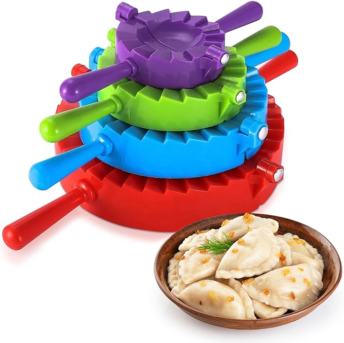 Amazon.com: NSC Solutions Dumpling Maker Set, 4 Pcs Pierogy Maker ...