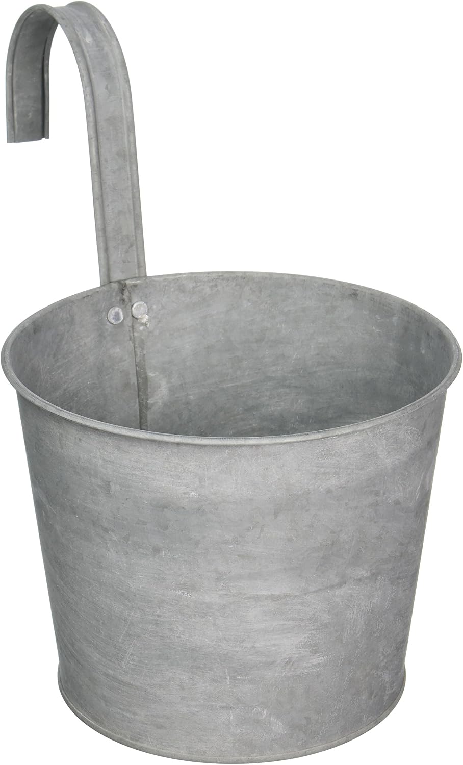 Amazon.com: Esschert Design Old Zinc Flower Pot with Hook : Patio, Lawn ...