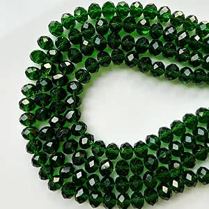 Amazon.com: CrzBeadss 265Pcs Briolette Glass Crystal Beads for Jewelry ...