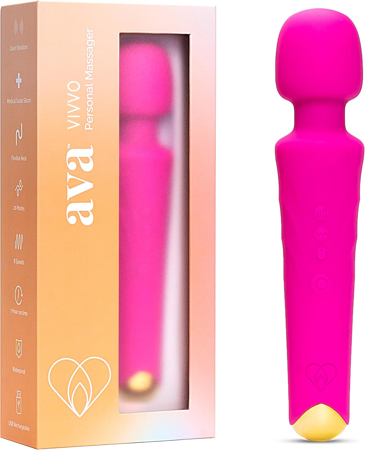Amazon.com: Ava Vibrator Wand Sex Toys [Clit Stimulator Vibrators] Vibrator for Woman | Sex Toy ...
