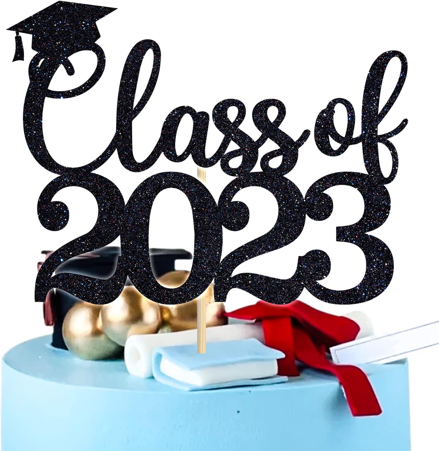 Amazon.com: Class of 2023 Cake Topper, Congrats Grad Cake Décor, High ...