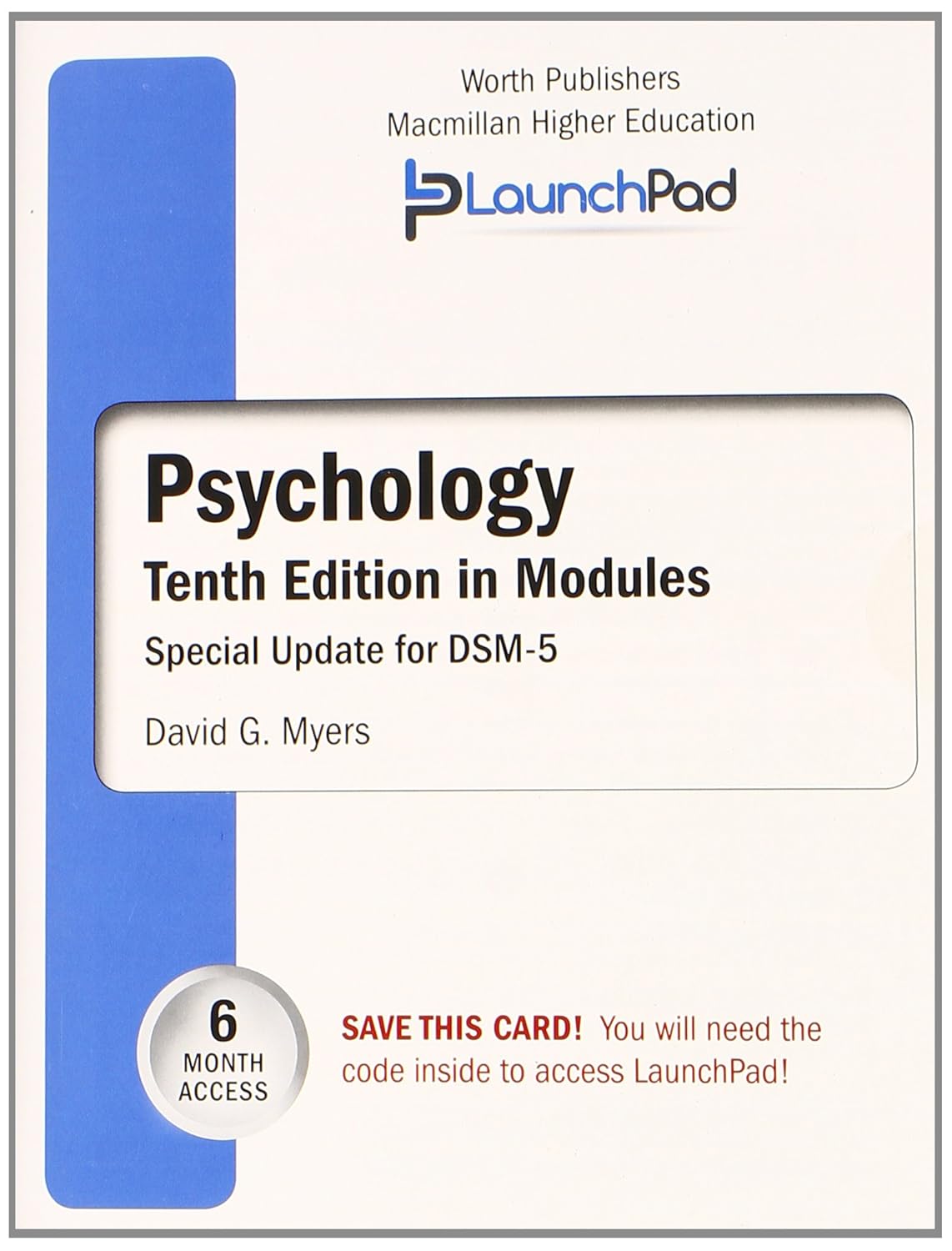Amazon.com: LaunchPad for Myers' Psychology in Modules (Six Month ...