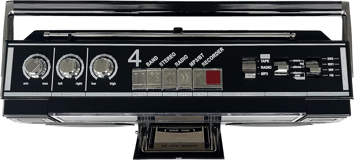 Silva Schneider PCR 1980 BT Retro Portable Cassette Recorder User Manual