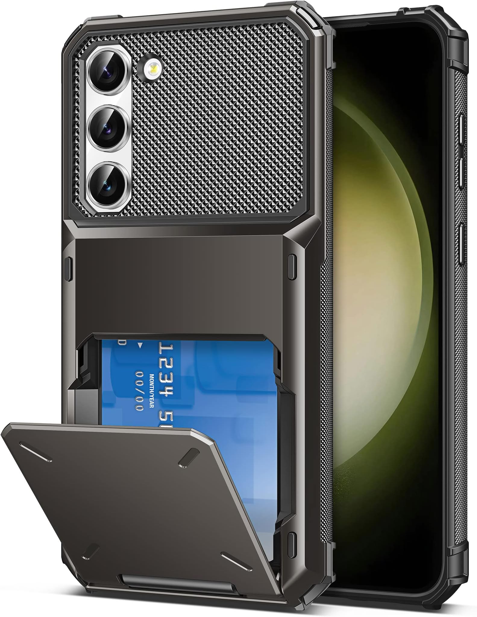 Amazon.com: COOYA for Samsung S23+ Case Wallet 5 Credit Card Holder ID ...