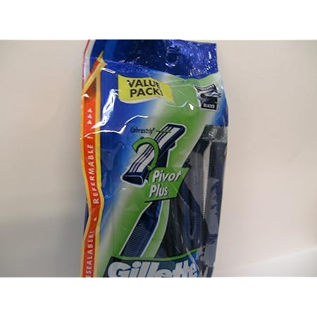 Amazon.com: Gillette Good News! Razors, Pivot Plus, Value Pack, 12 ct ...