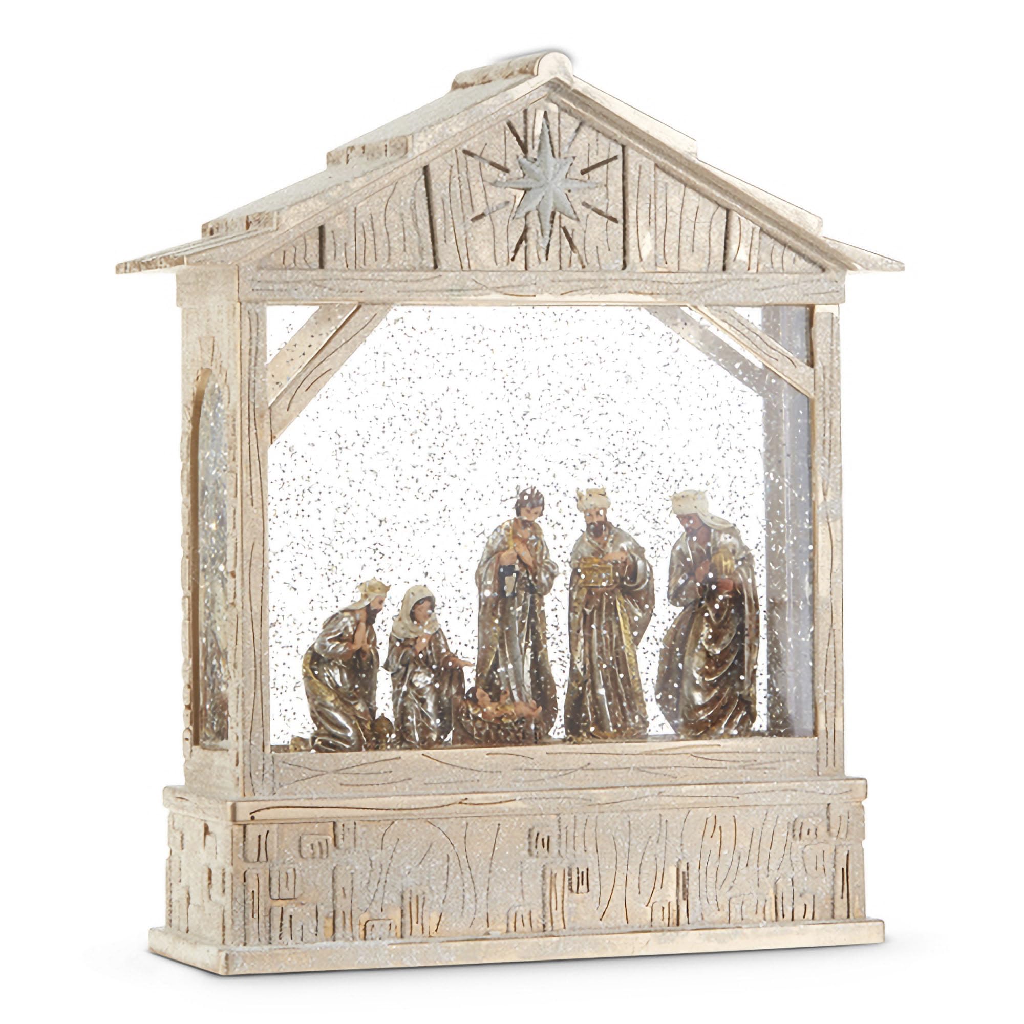 Amazon.com: RAZ Imports Nativity Musical Lighted Water Creche, 10-inch ...