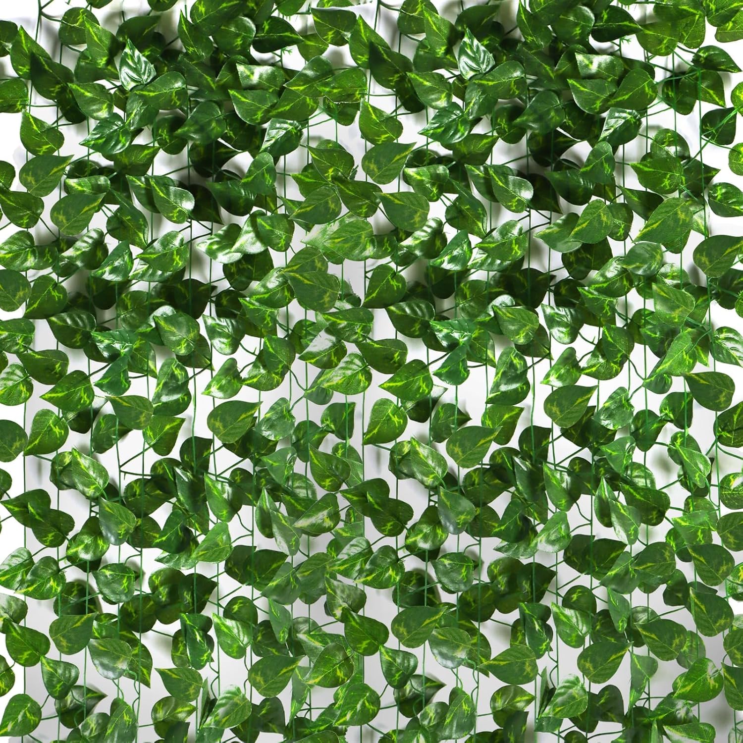 Amazon.com: Kalolary 87FT Artificial Ivy Garlands 12 Pack Scindapsus ...