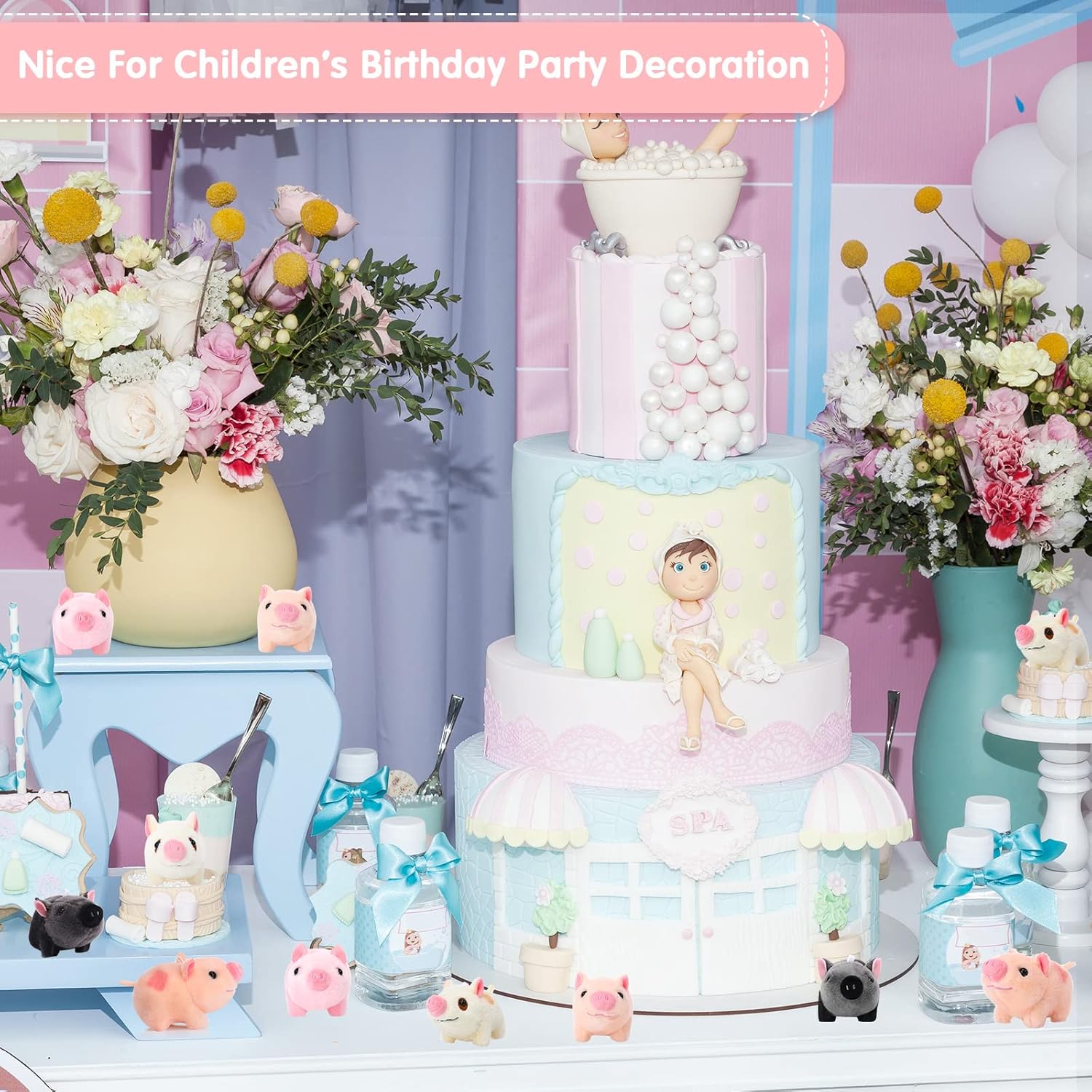 Amazon.com: HyDren 24 Pcs 4 In Cute Plush Piggy Toy Mini Plush Piggy ...