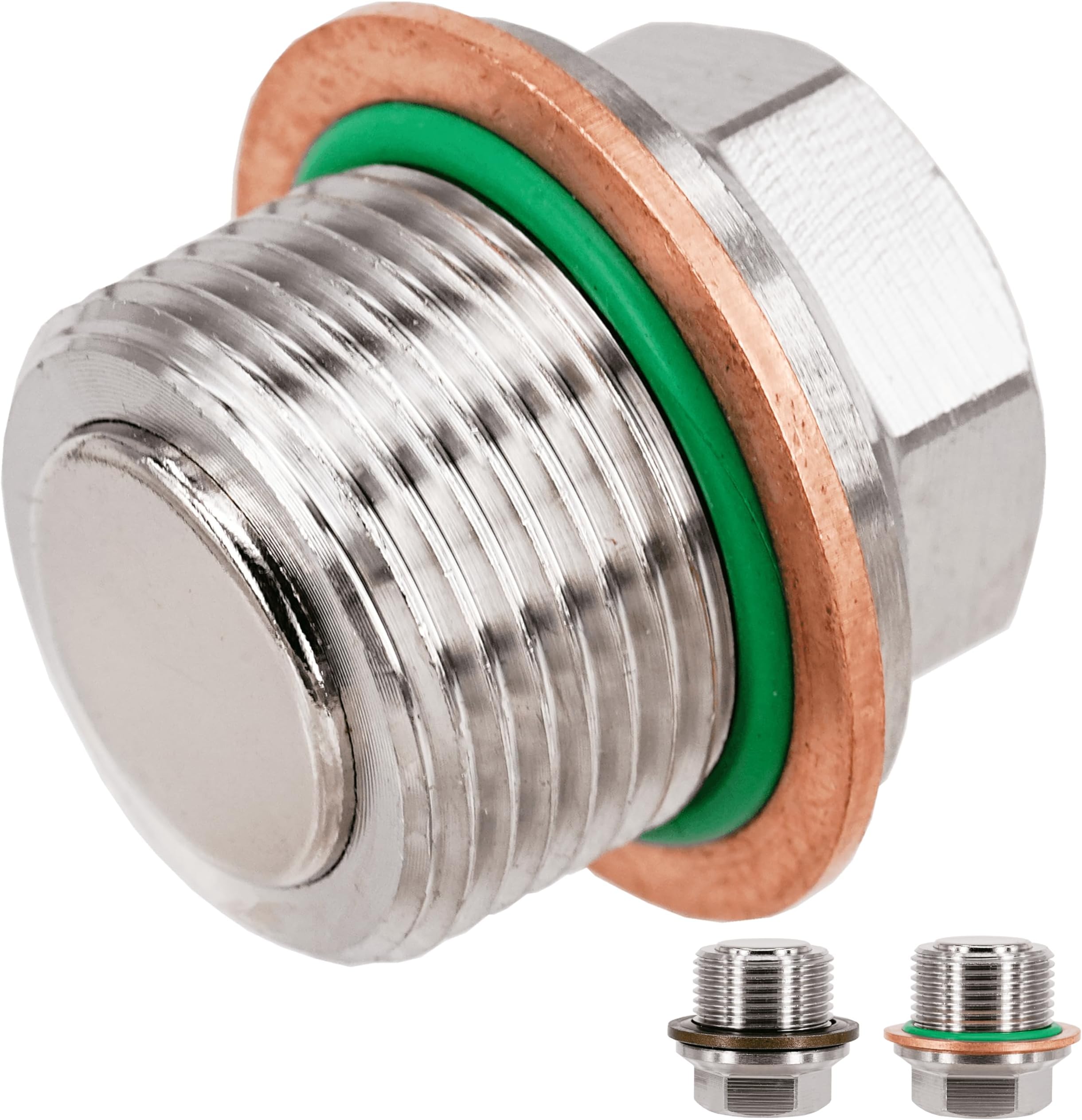 Amazon.com: Dsnaduo 1 Pc M22x1.5 Stainless Steel Magnetic Engine Oil ...