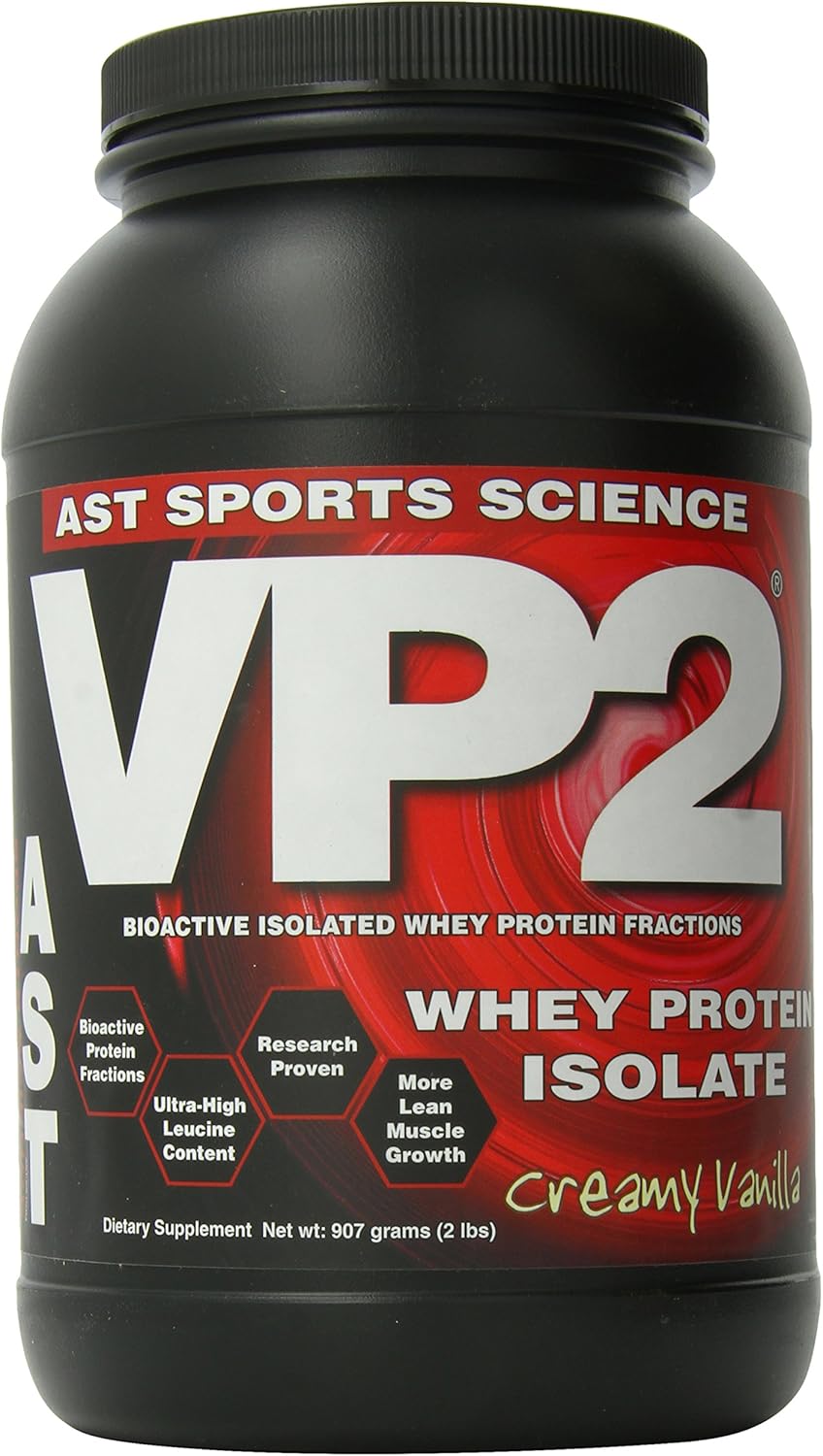 Amazon.com: AST VP2 Whey Protein Isolate, Creamy Vanilla, 2-Pound (Pack ...
