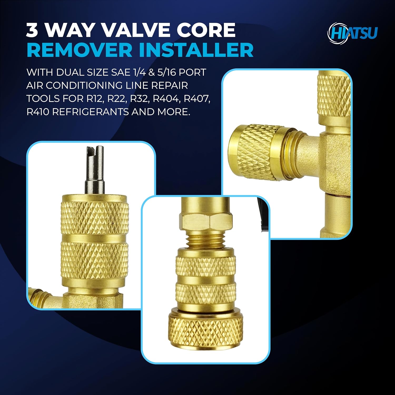 Valve Core Removal Tool - Valve Core Remover Installer Tool with Dual ...