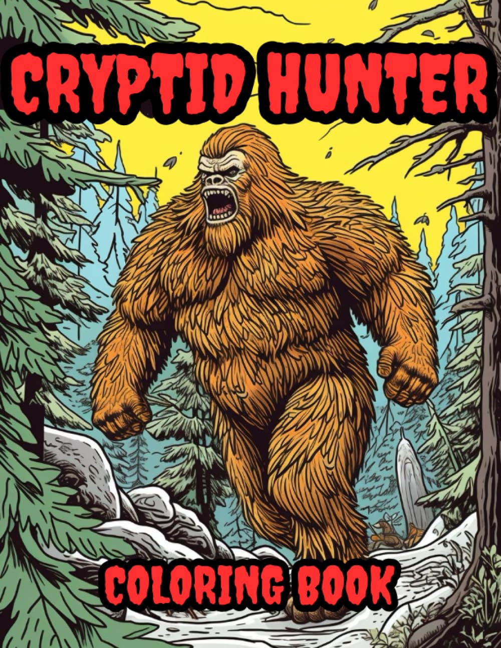 Amazon.com: Cryptid Hunter: A Coloring Expedition into the Realm of ...